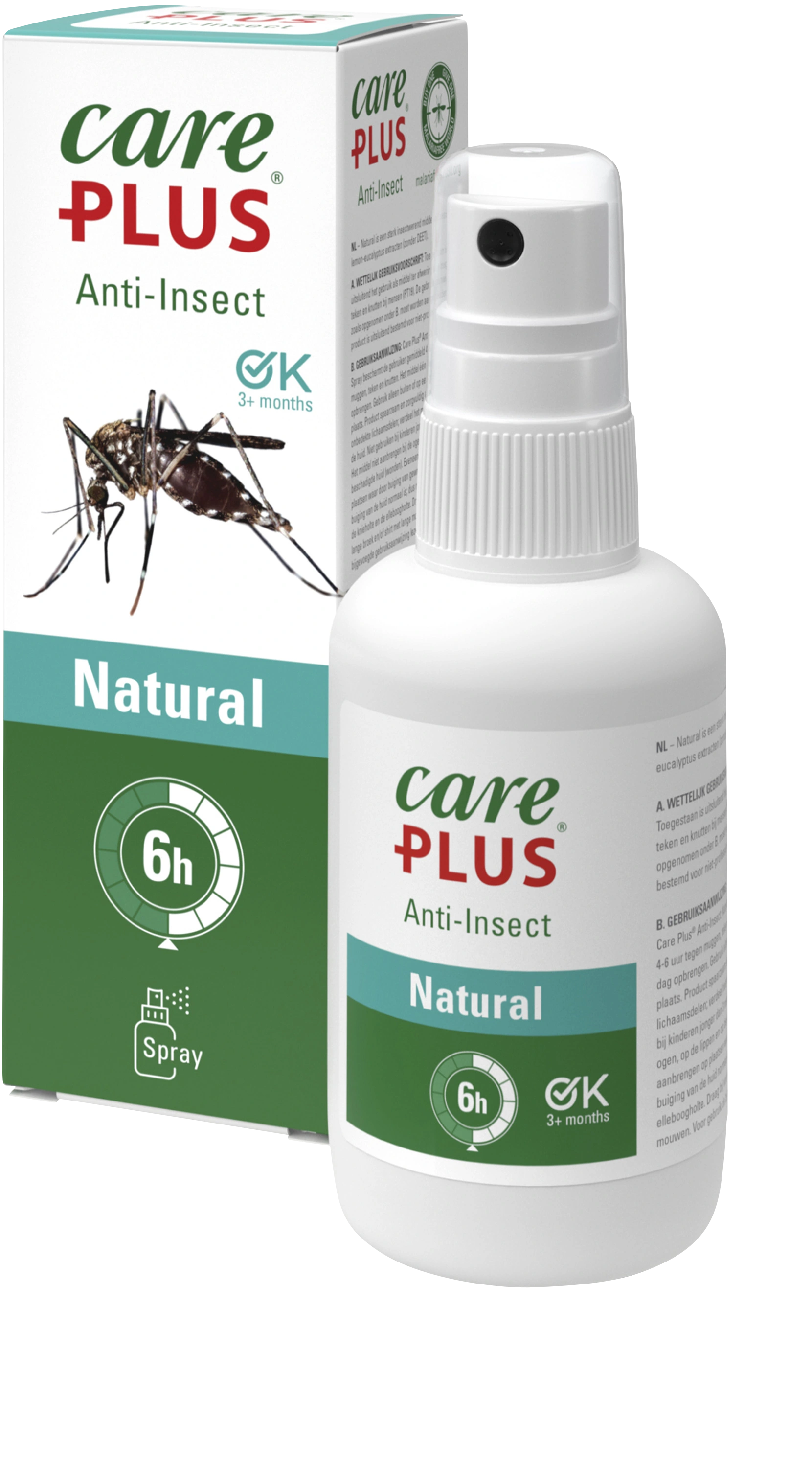 Care Plus Anti-Insect Natural Spray 60 ml | Apotek Hjärtat