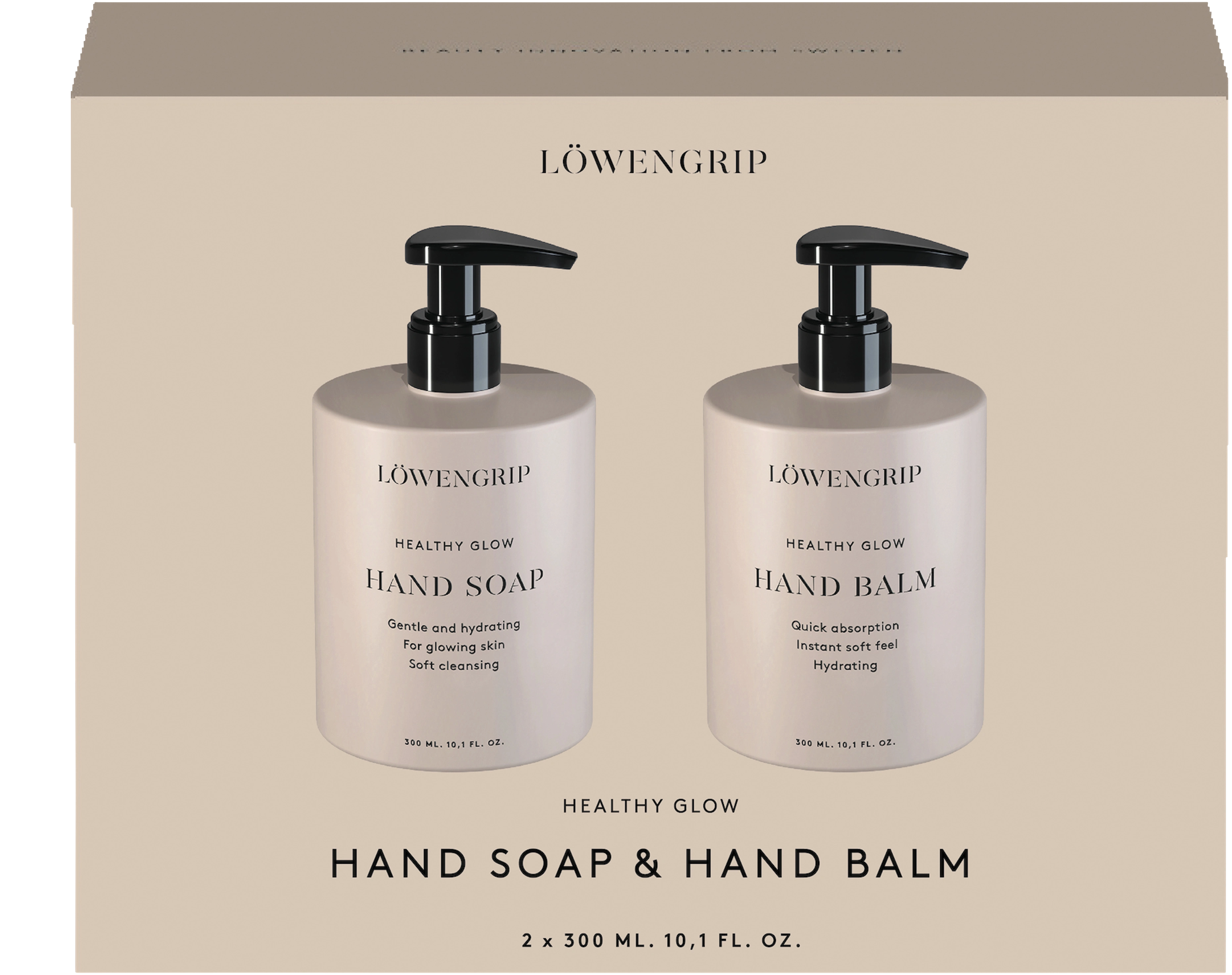 Löwengrip Healthy Glow Hand Soap & Balm Kit 2x300 ml | Apotek Hjärtat