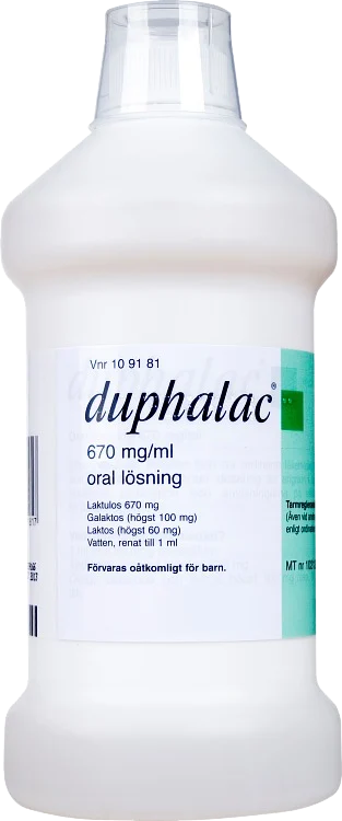 Duphalac oral lösning 670 mg/ml 1000 ml | Apotek Hjärtat