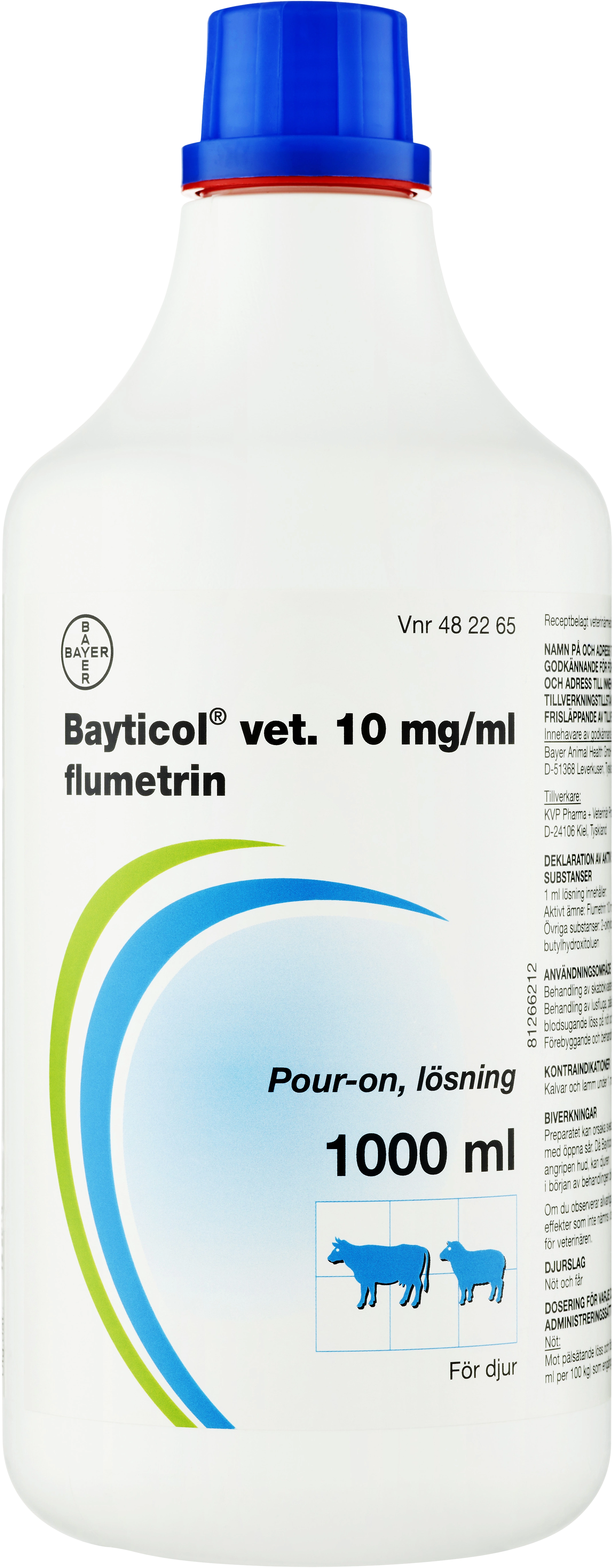 Bayticol® vet. Pour-on, lösning 10mg/ml Plastflaska, 1000ml | Apotek ...