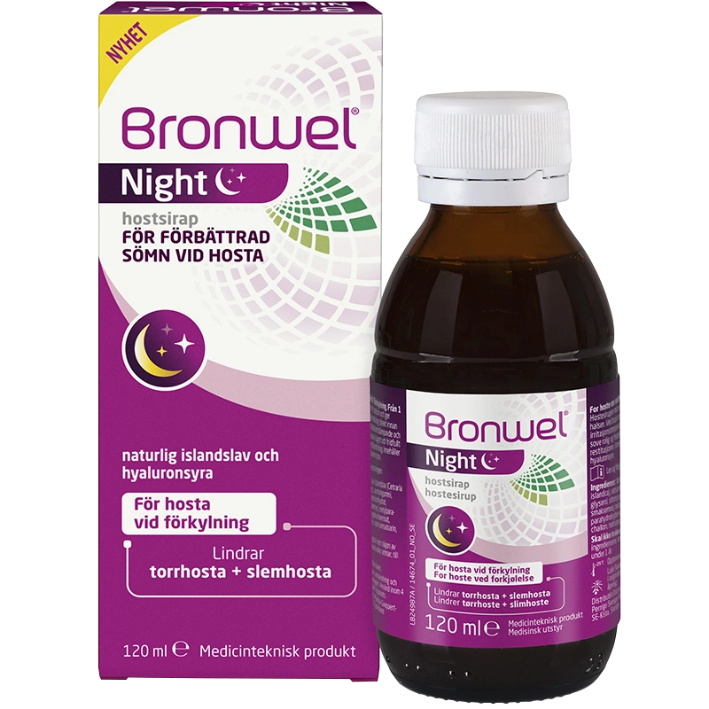 Bronwel Night 120 ml | Apotek Hjärtat