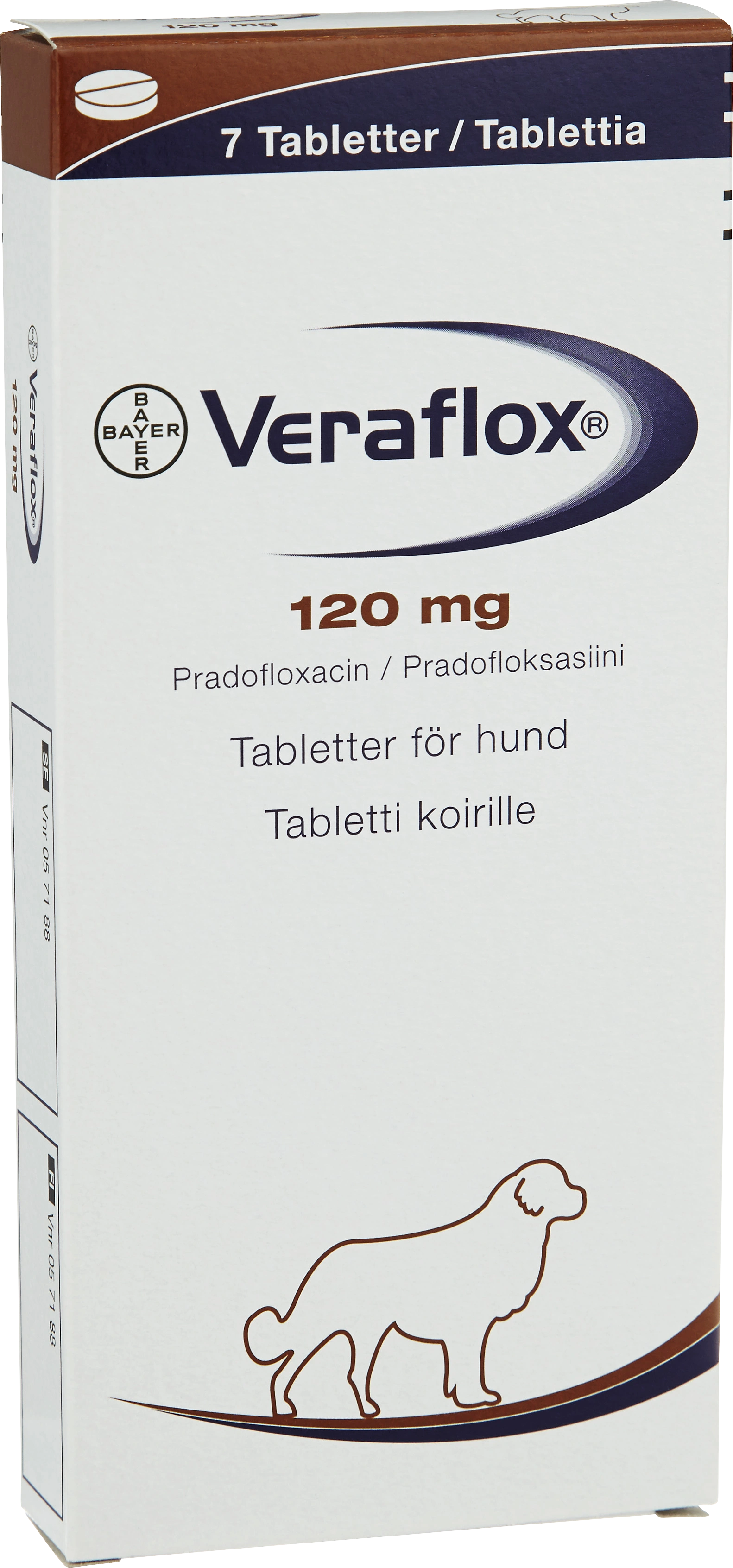 Veraflox Tablett 120mg Blister, 7tabletter | Apotek Hjärtat