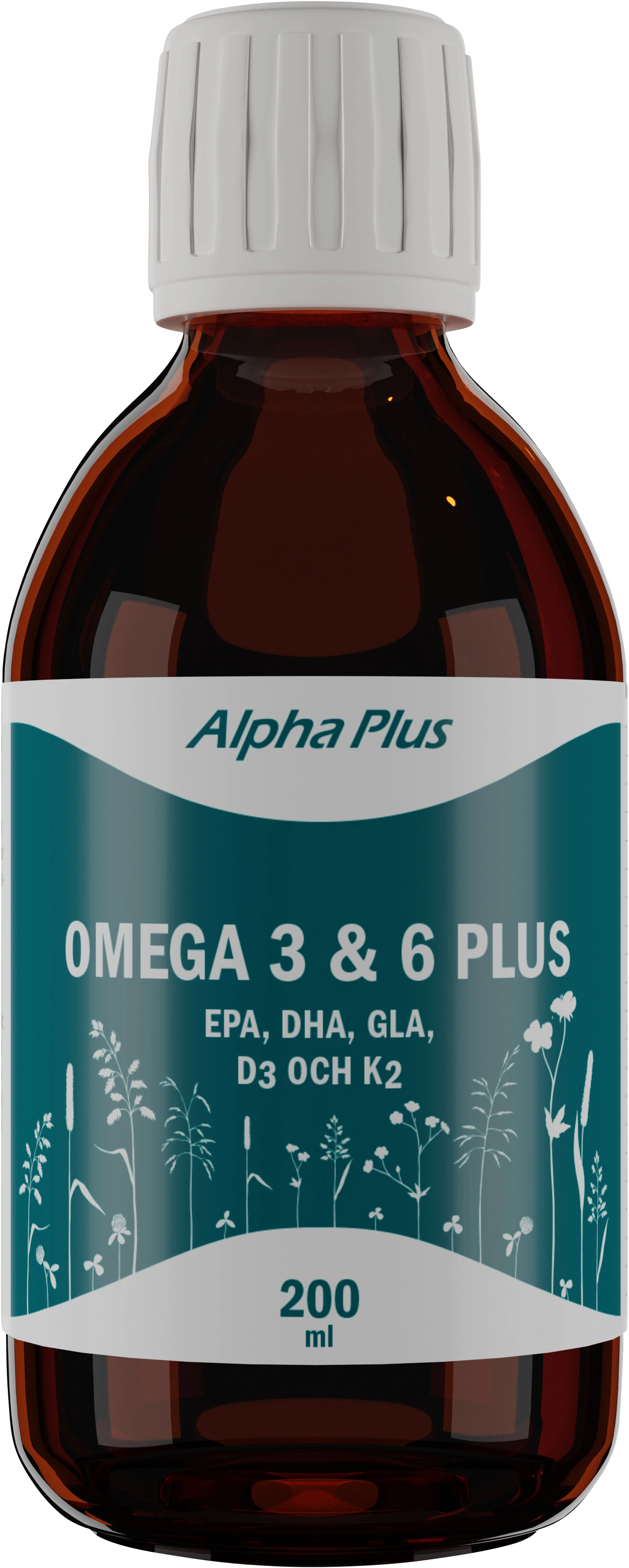 Alpha Plus Omega 3 & 6 Plus 200 ml | Apotek Hjärtat