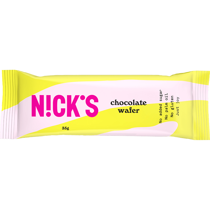 NICK'S Chocolate Wafer 35 g | Apotek Hjärtat