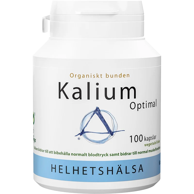 Helhetshälsa Kalium Optimal 100 kapslar | Apotek Hjärtat