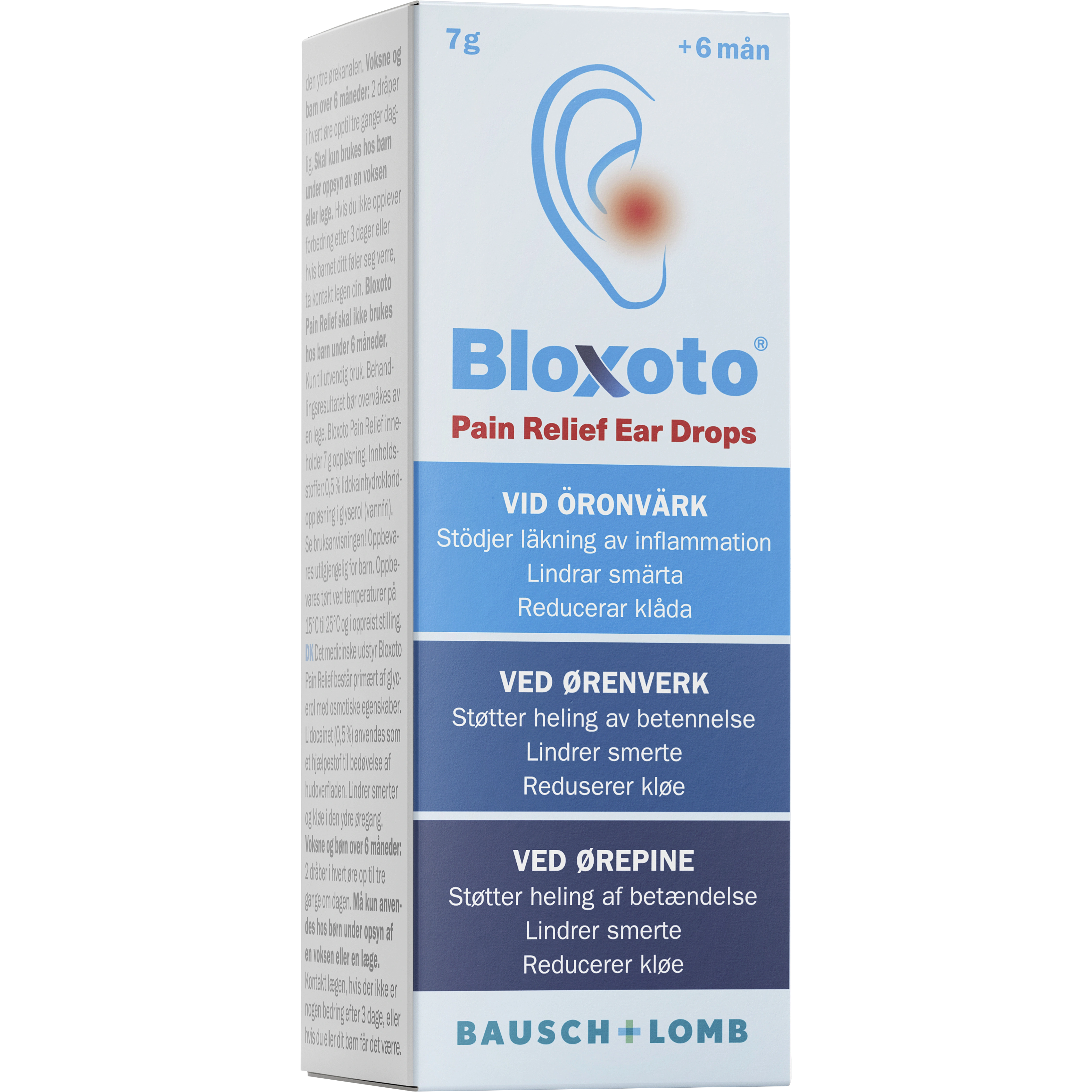 Bloxoto Pain Relief Ear Drops 7 ml | Apotek Hjärtat