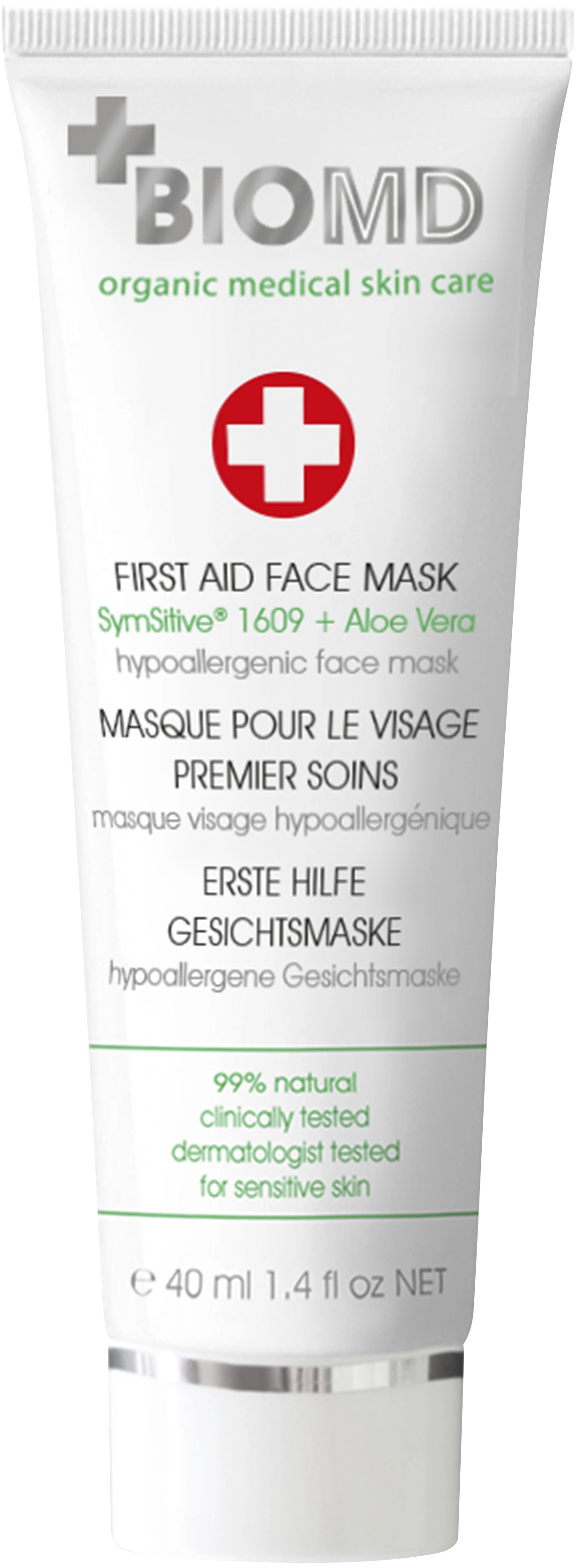 BioMD First Aid Face Mask 40 ml | Apotek Hjärtat