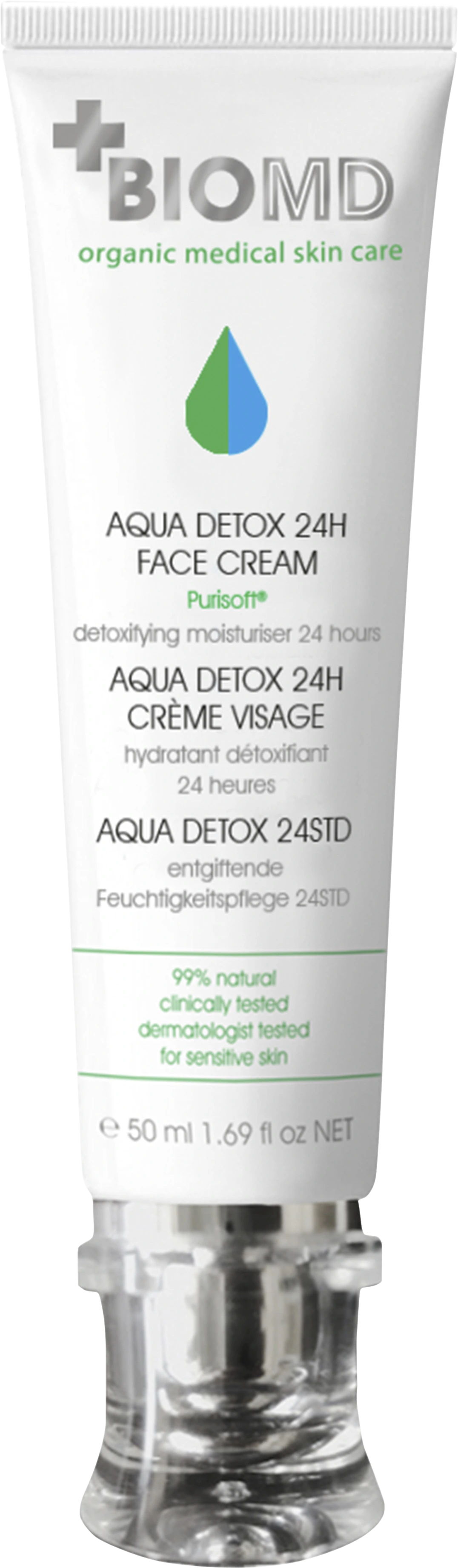 BioMD Aqua Detox 24H Face Cream 50 ml | Apotek Hjärtat