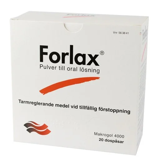 Forlax pulver till oral lösning dospåse 20 st | Apotek Hjärtat