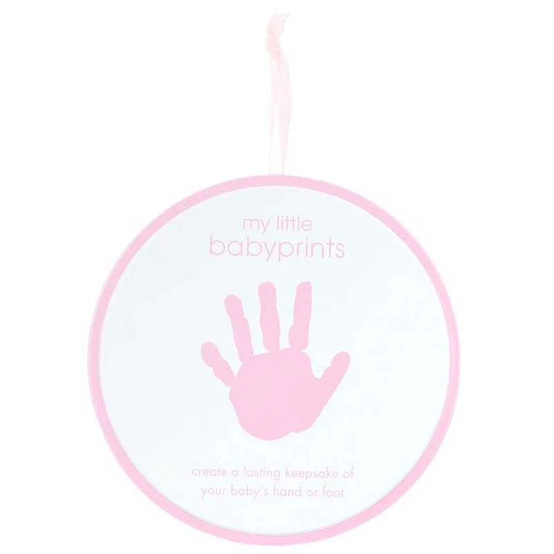 Pearhead Hand/Fotavtryck i Plåtburk Rosa | Apotek Hjärtat