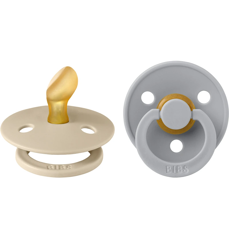 BIBS Colour Latex Anatomical Vanilla/Cloud 2-pack Size 1 | Apotek Hjärtat