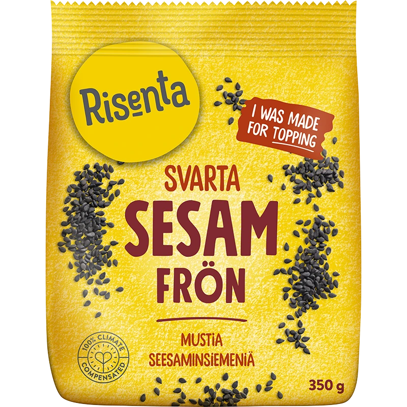 Risenta Svarta Sesamfrön 350 g | Apotek Hjärtat