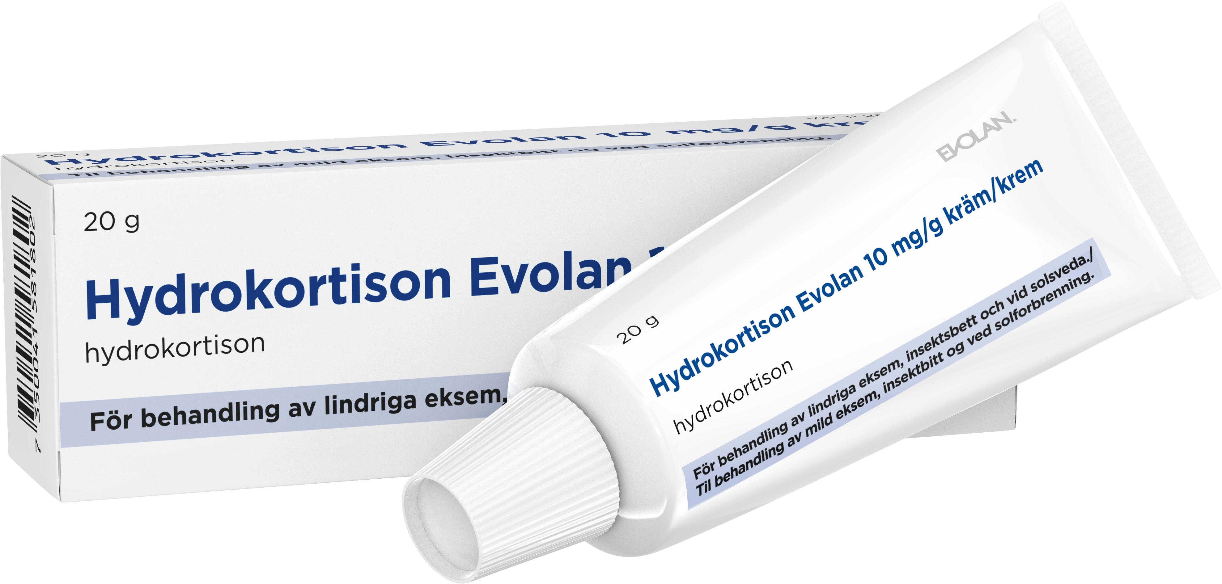 Hydrokortison Evolan 10 mg/g Kräm 20 g | Apotek Hjärtat