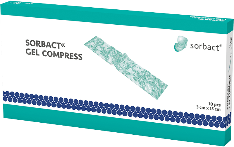 Sorbact Gel Compress 3x15 cm | Apotek Hjärtat