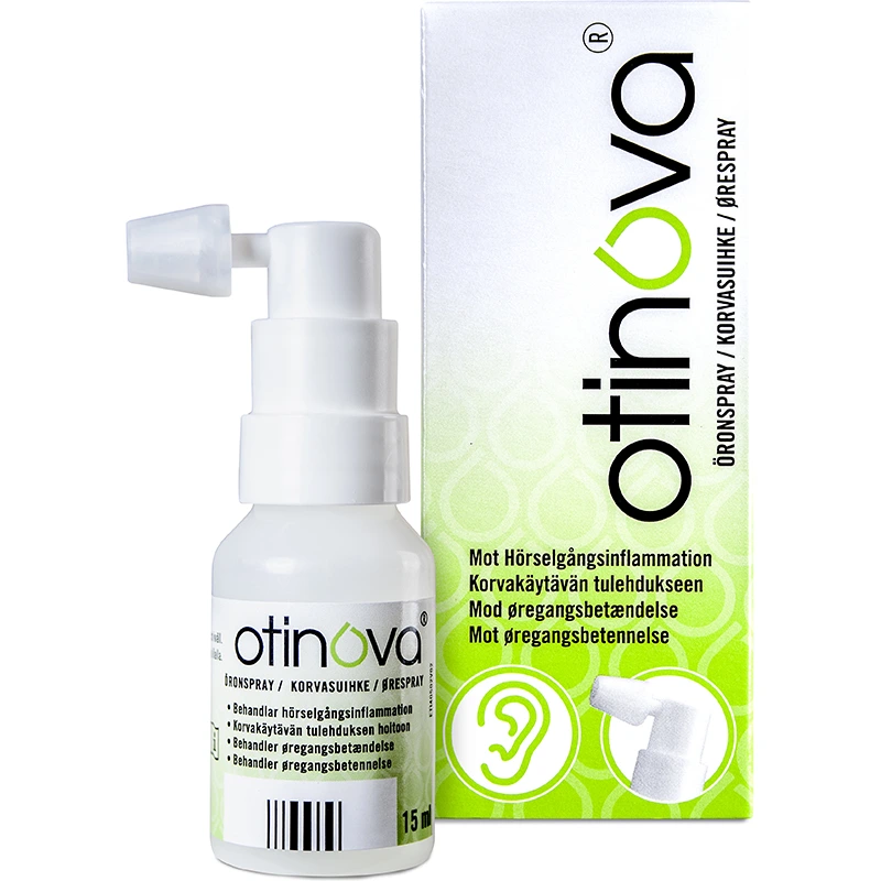 Otinova Öronspray 15 ml | Apotek Hjärtat
