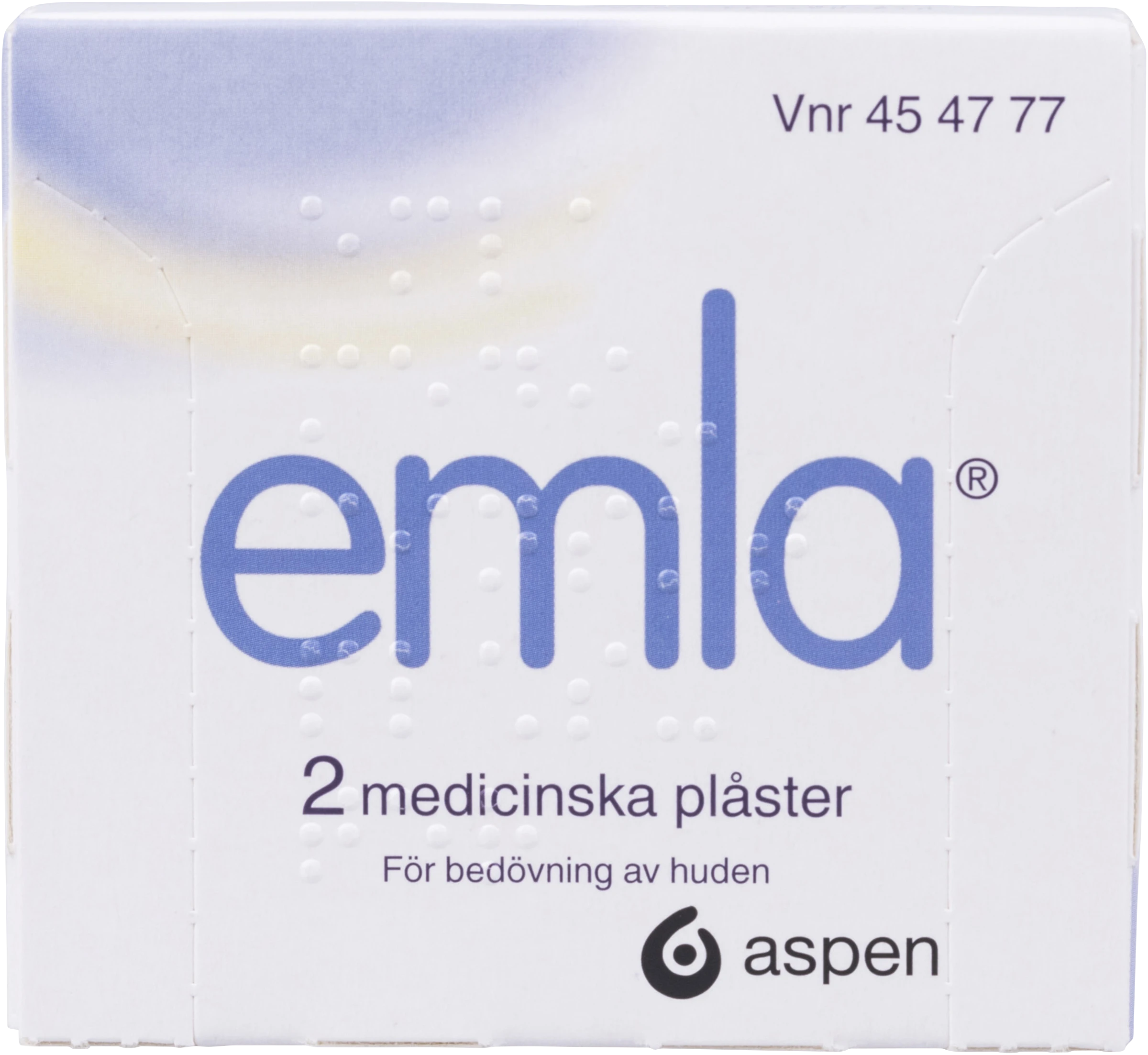 Emla medicinskt plåster 25 mg/25 mg 2 st | Apotek Hjärtat