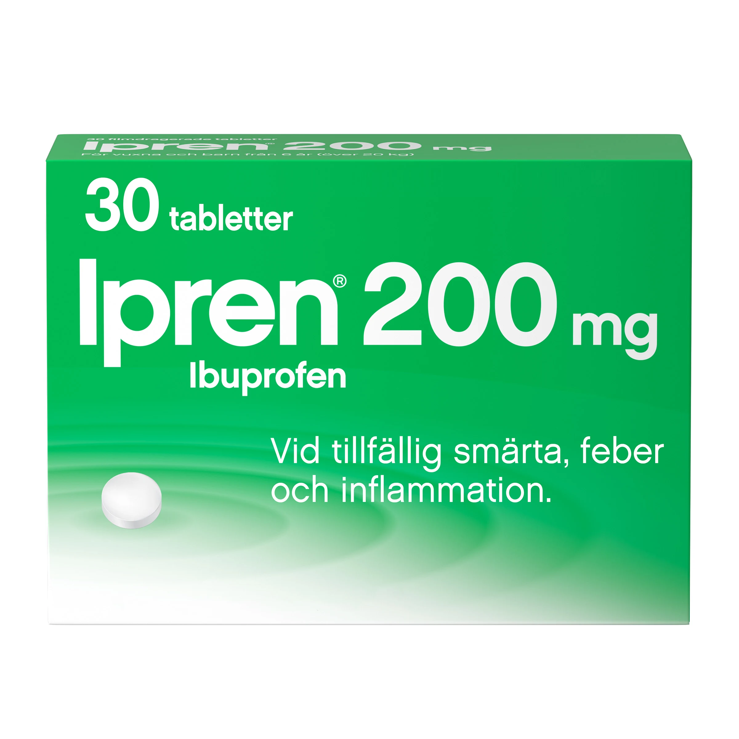 Ipren filmdragerad tablett 200 mg 30 st - Apotek Hjärtat