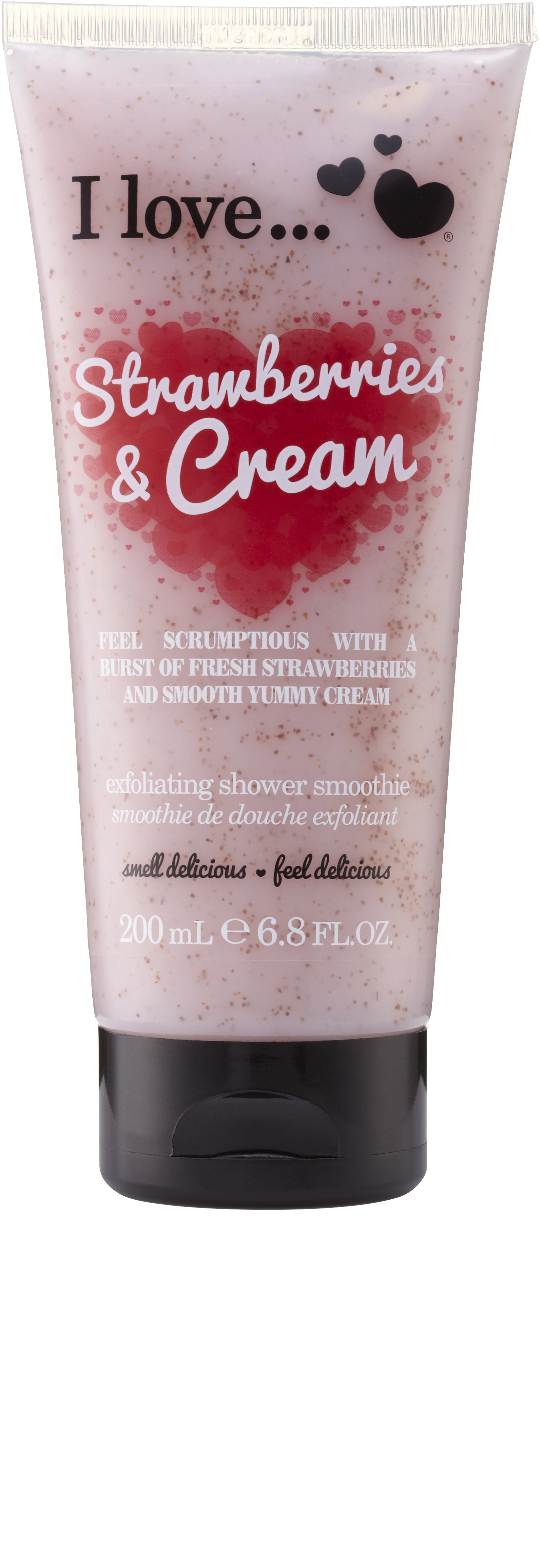 I LOVE Strawberries & Cream Exfoliating Shower Smoothie 200 ml | Apotek ...