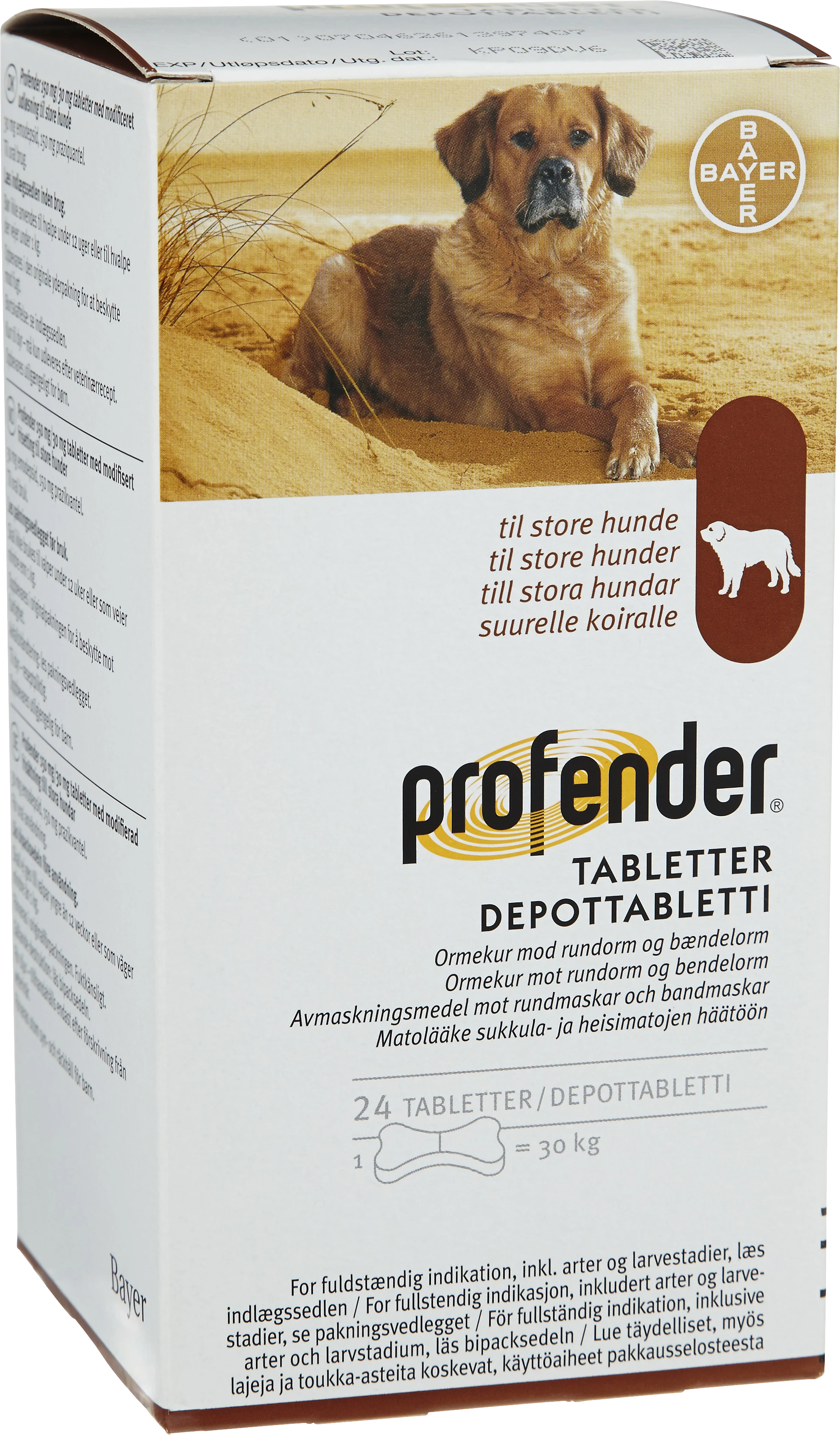 Profender Tablett med modifierad frisättning 150mg/30mg Blister ...