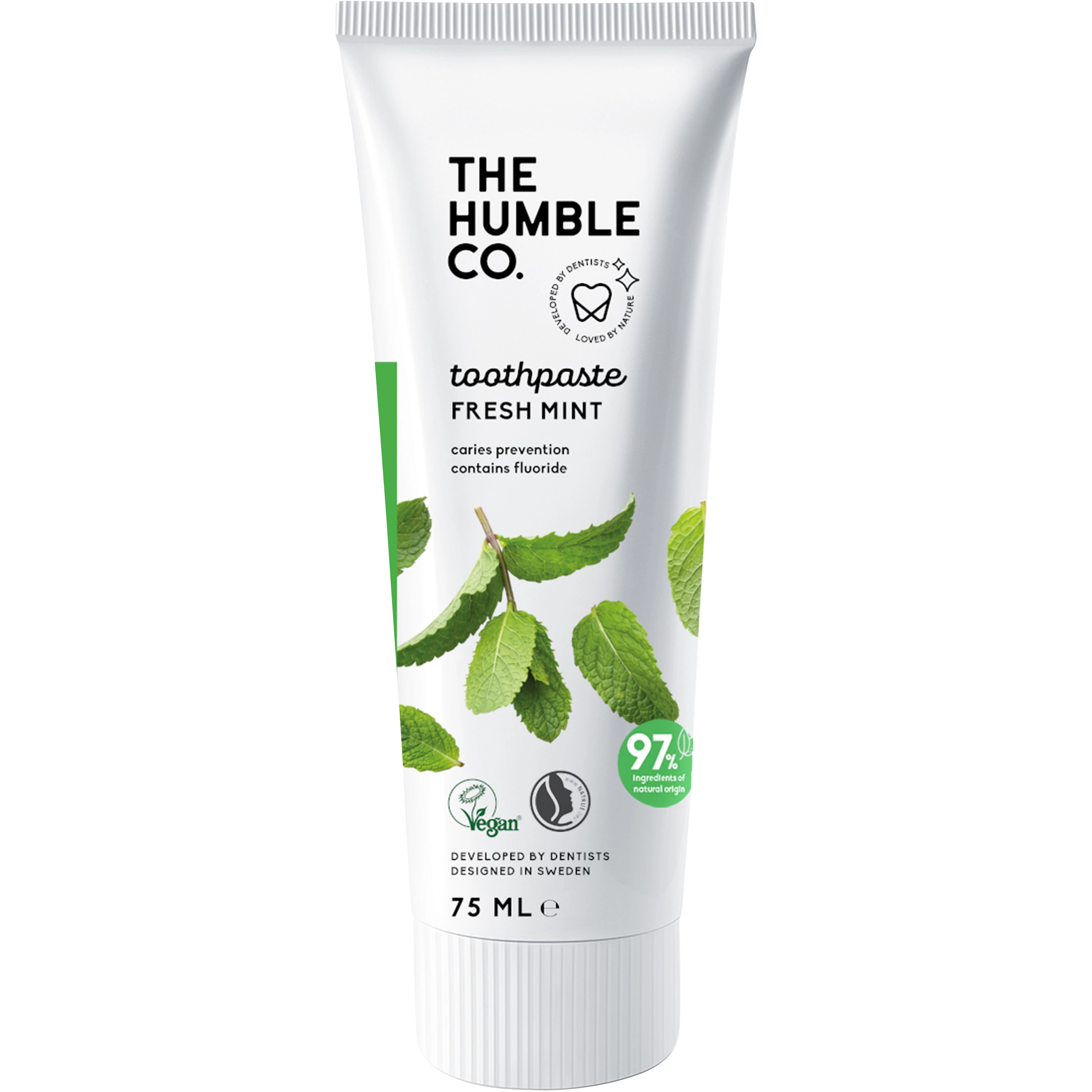 Humble Natural Toothpaste Fresh Mint 75 ml | Apotek Hjärtat