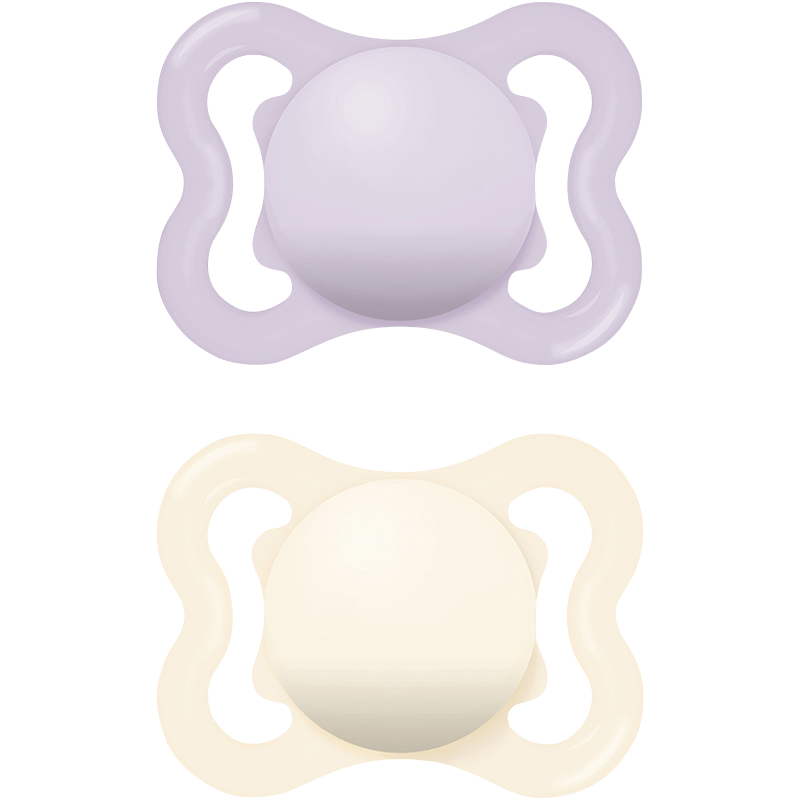 MAM Air Napp Silicone 0-6 mån 2-pack Rosa | Apotek Hjärtat