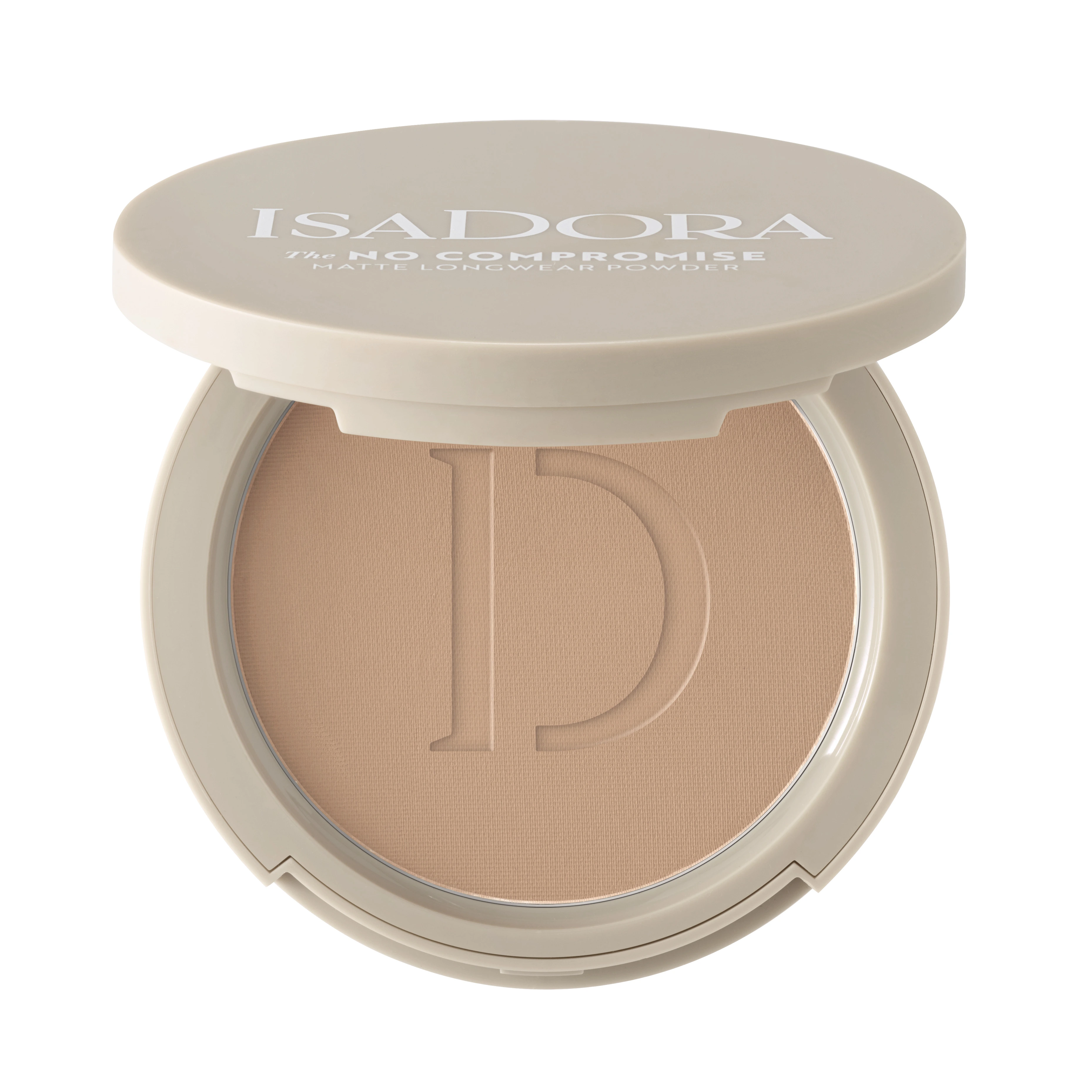 IsaDora The No Compromise Matte Longwear Powder 7 g 68 Neutral Almond ...