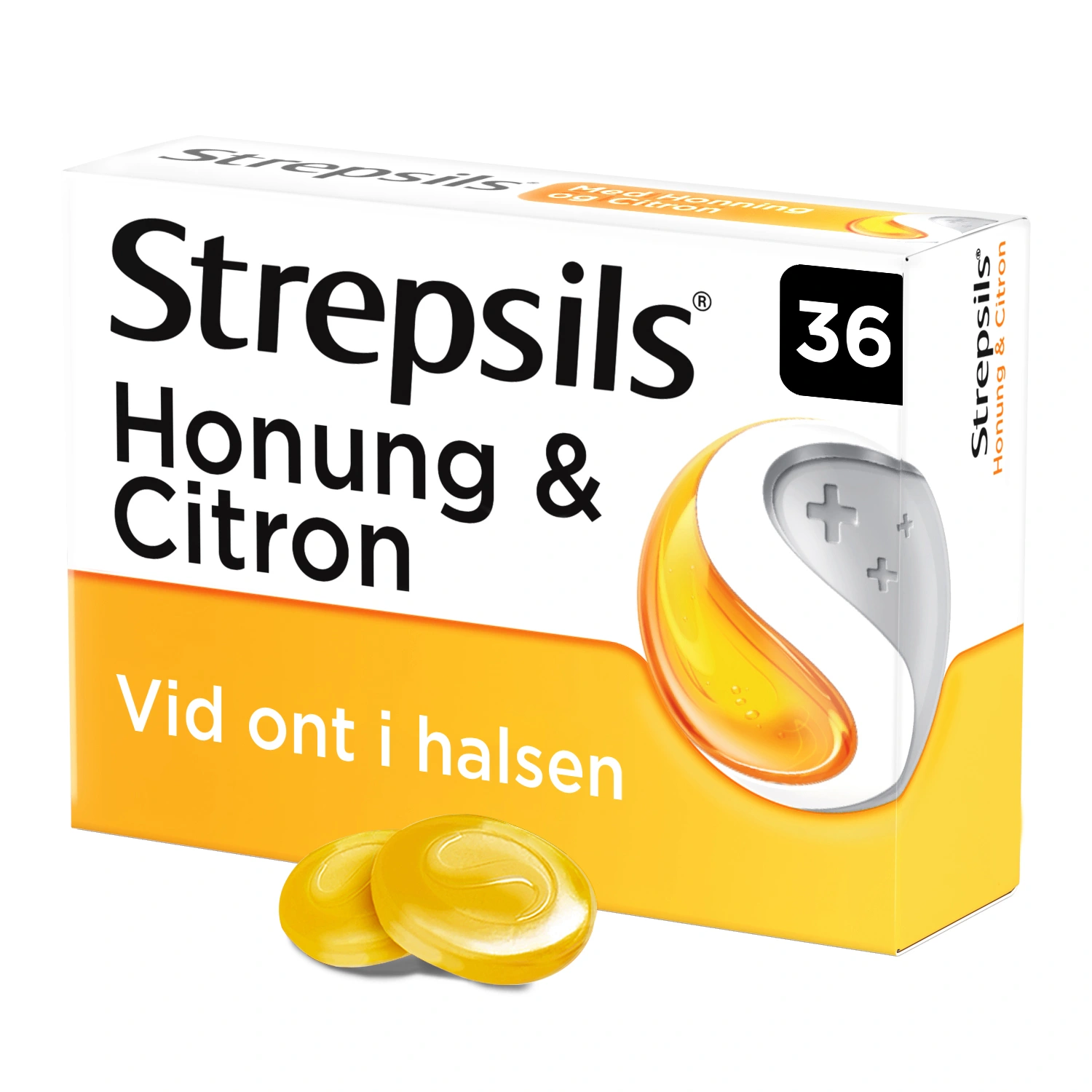 Strepsils Honung & Citron sugtablett 36 st | Apotek Hjärtat