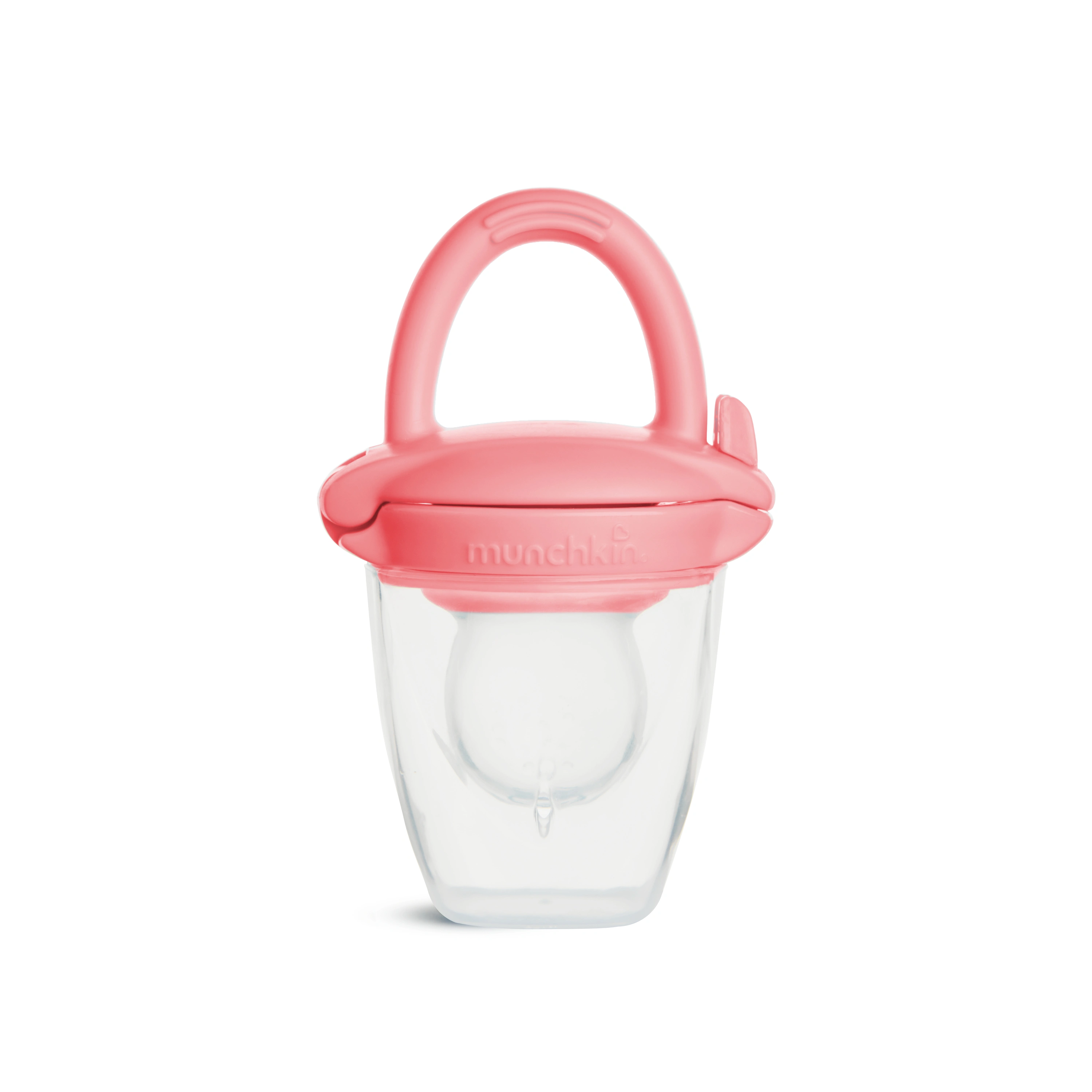 Munchkin Baby Food Feeder Silikon Peach | Apotek Hjärtat