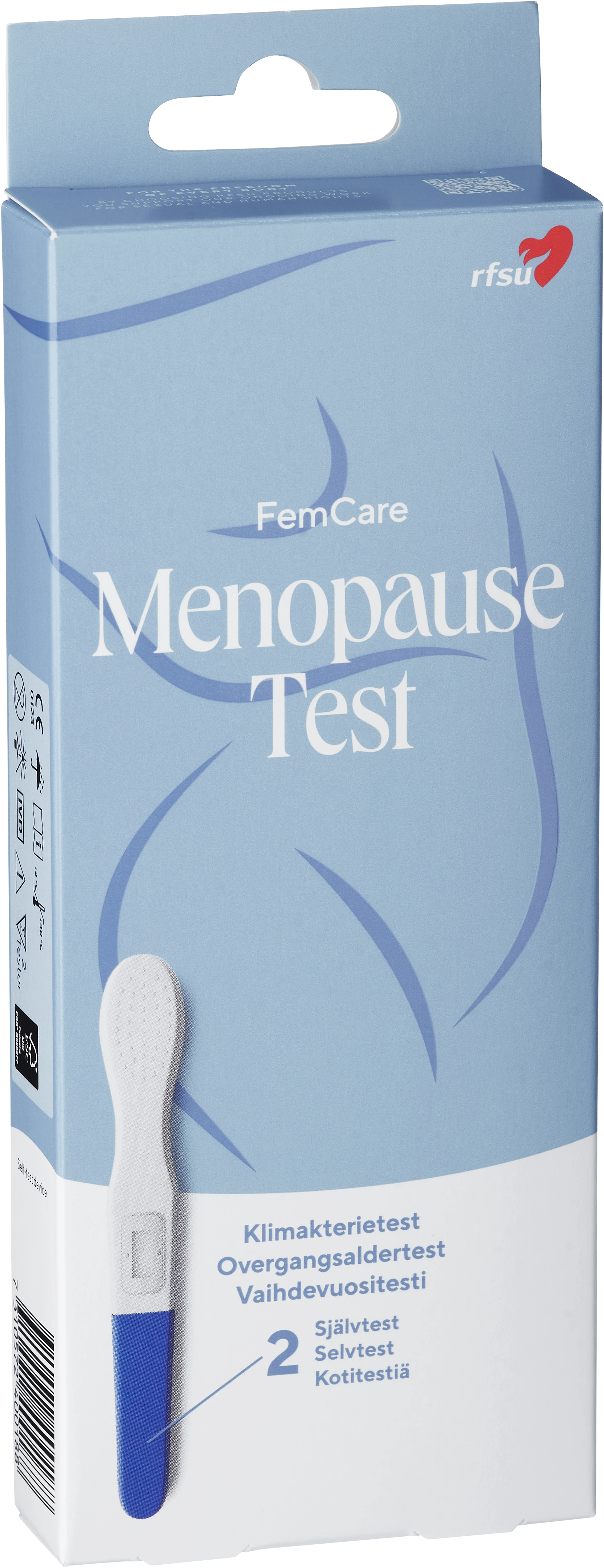 RFSU Menopause Test FSH 2-pack | Apotek Hjärtat