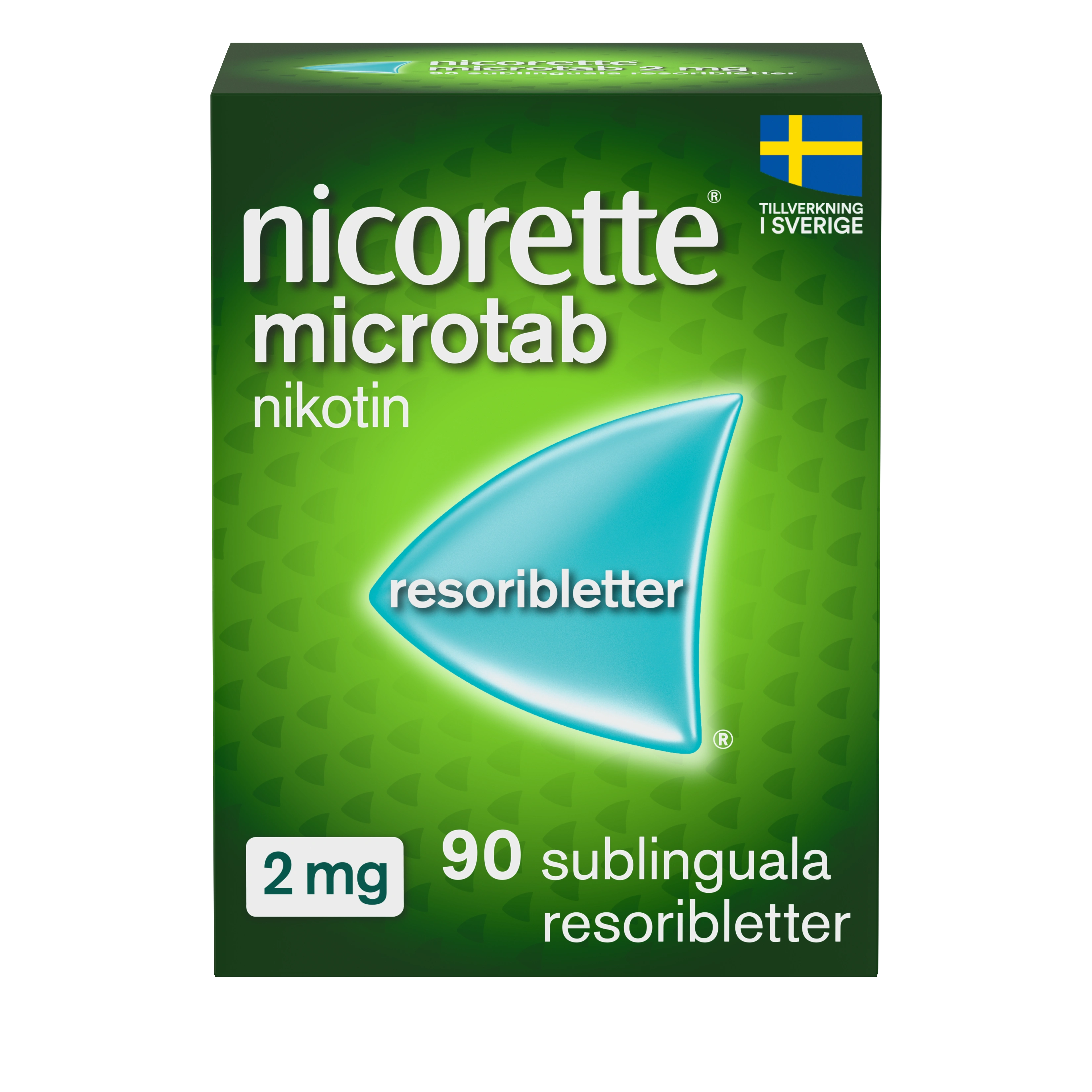 Nicorette Microtab resoriblett 2 mg 90 st | Apotek Hjärtat