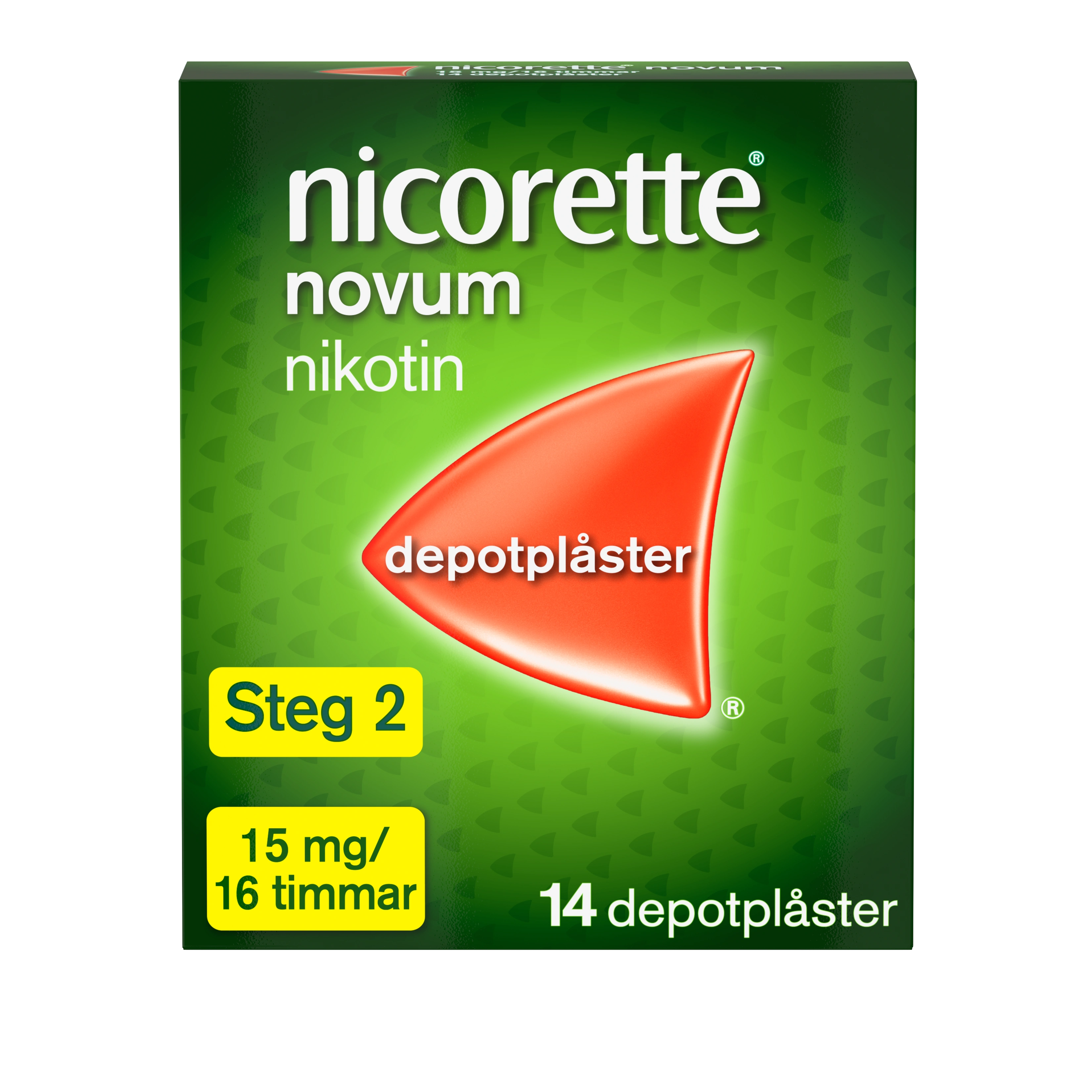 Nicorette Novum nikotinplåster 15 mg/16 timmar 14 st | Apotek Hjärtat