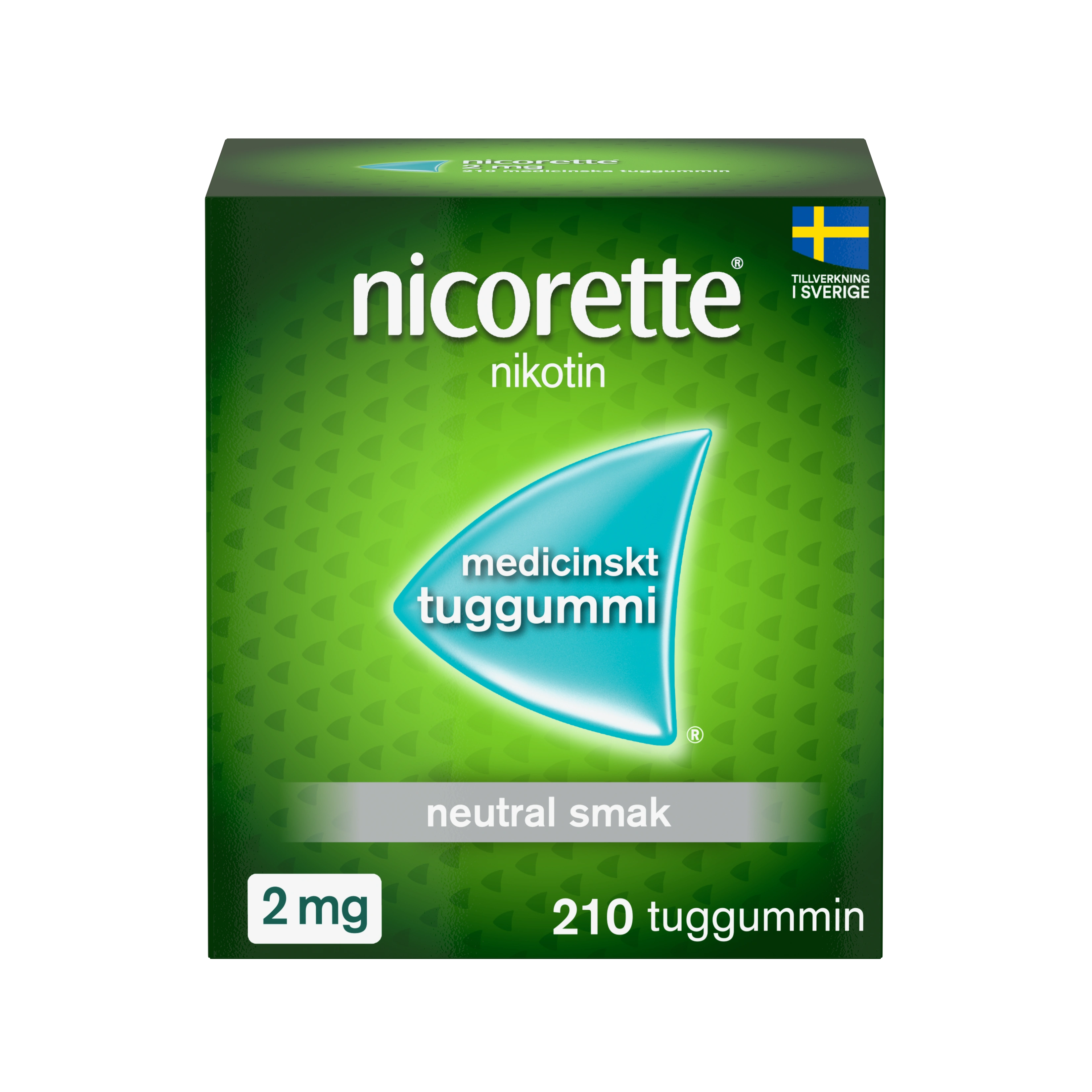 Nicorette medicinskt tuggummi 2 mg 210 st | Apotek Hjärtat