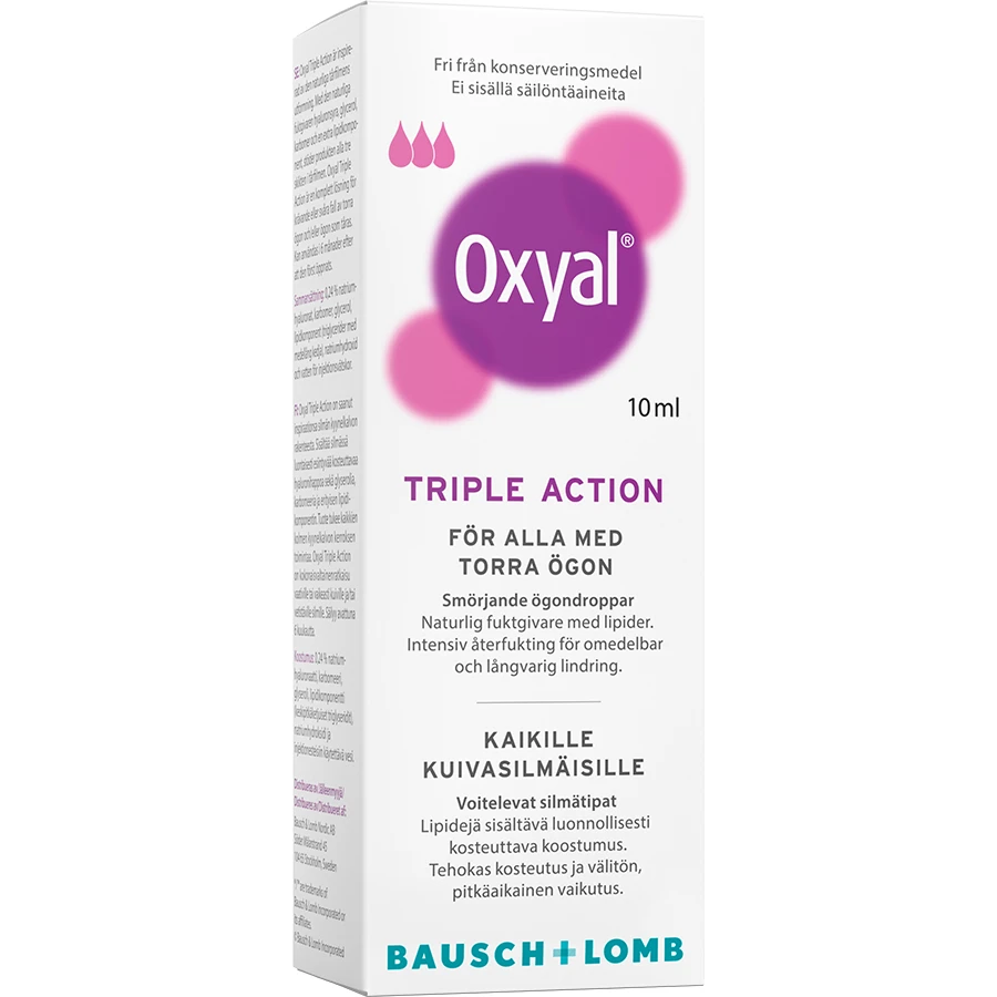 Oxyal Triple Action 10ml | Apotek Hjärtat