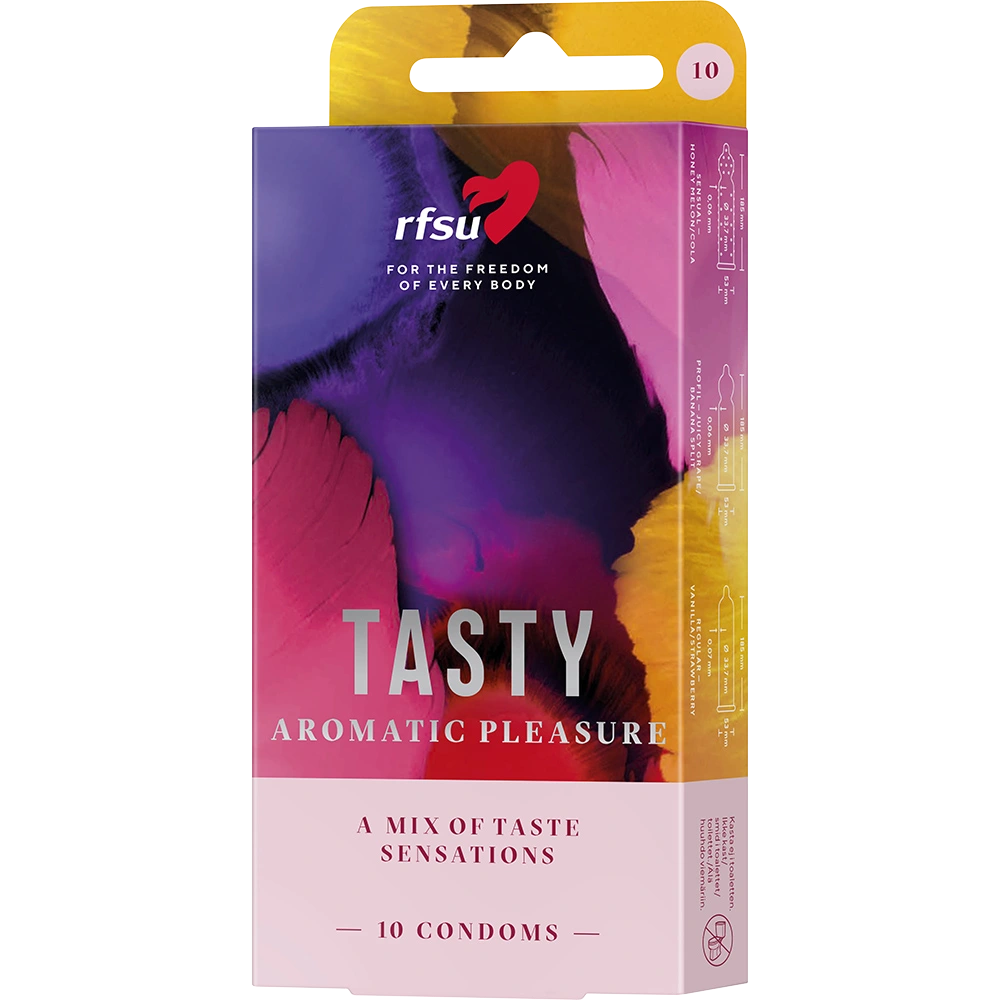 RFSU Tasty Kondom 10st | Apotek Hjärtat