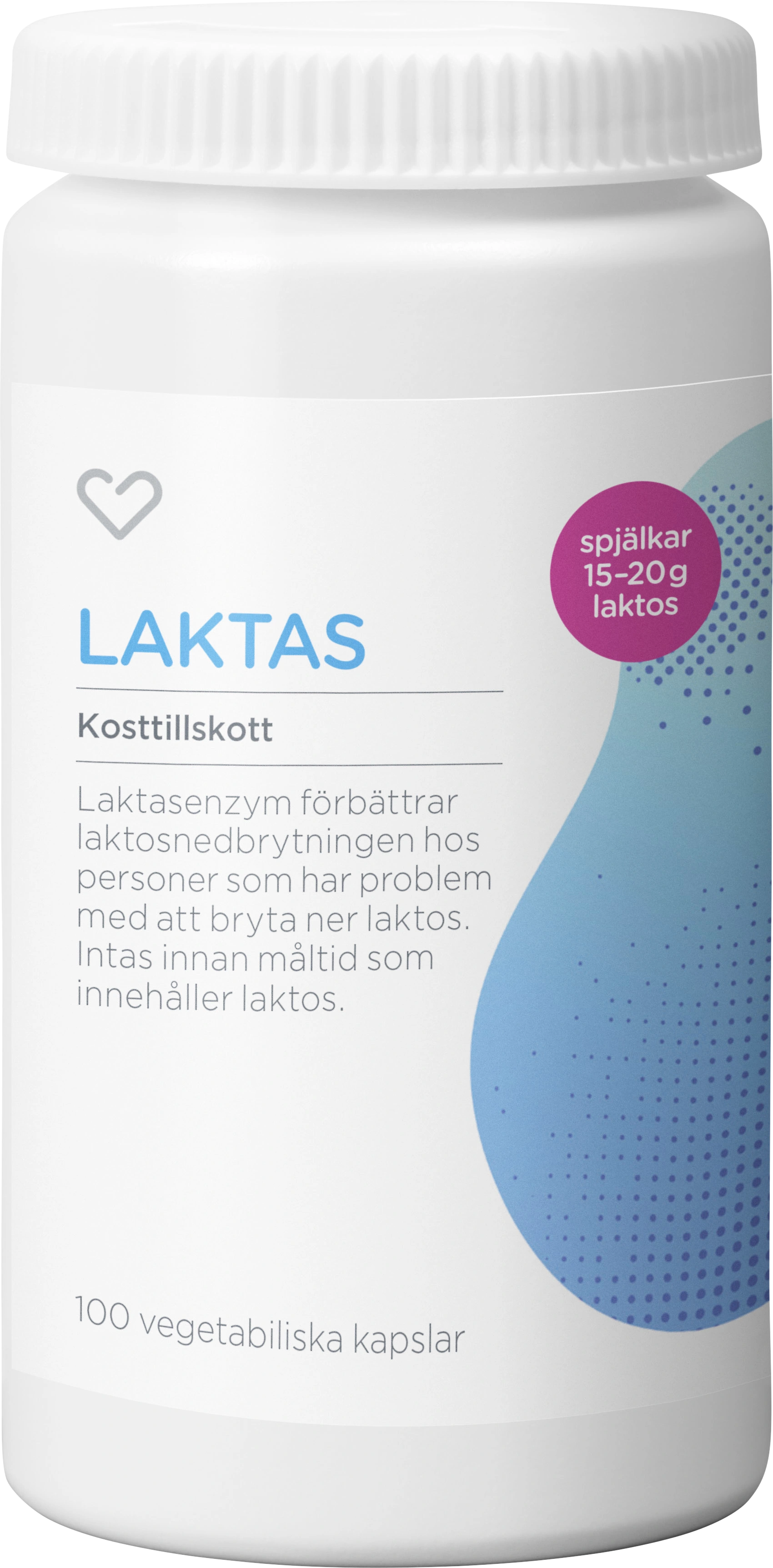 Hjärtats Laktas Kapsel 100st | Apotek Hjärtat