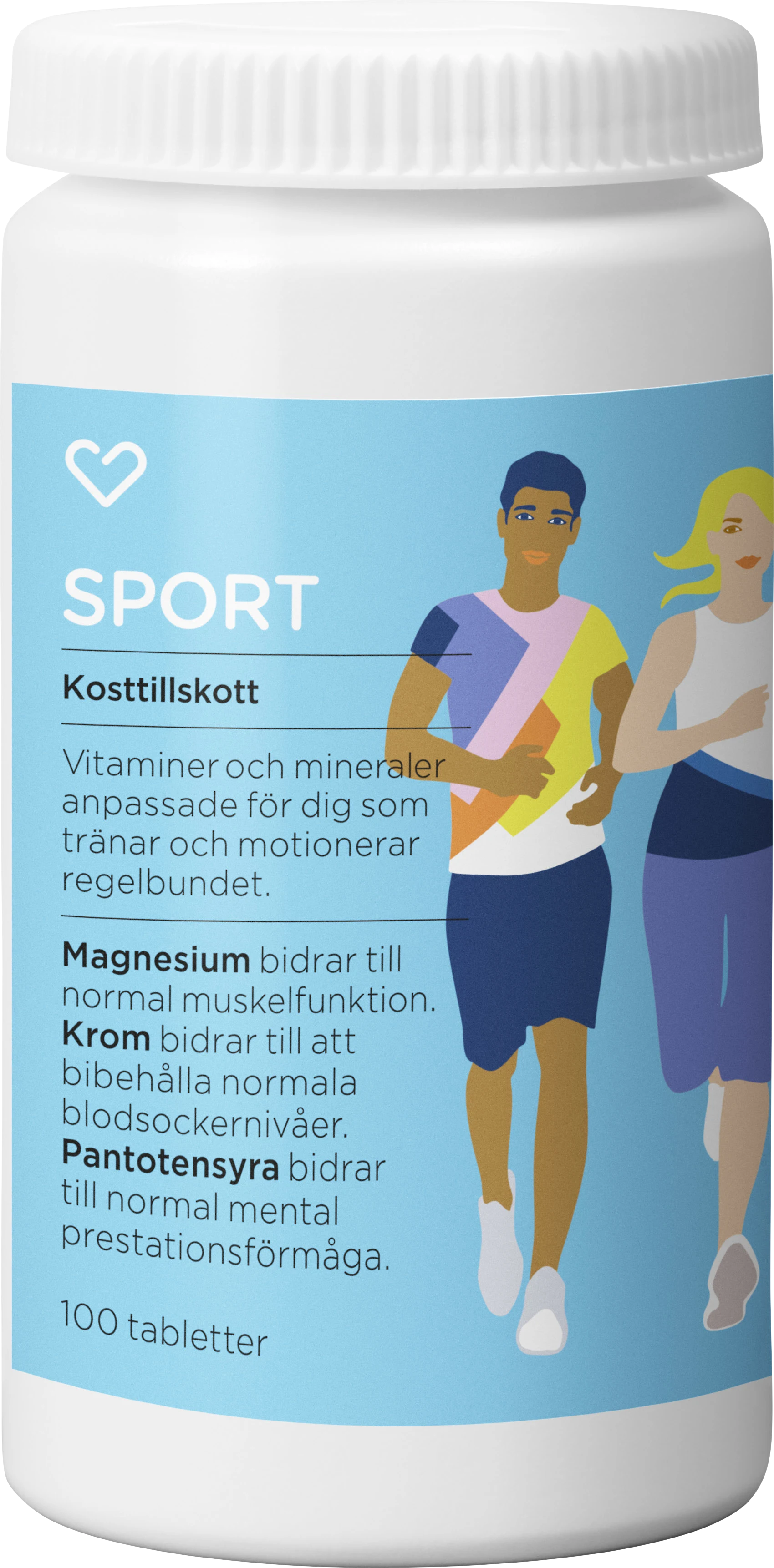Hjärtats Multivitamin Sport Tablett 100st | Apotek Hjärtat