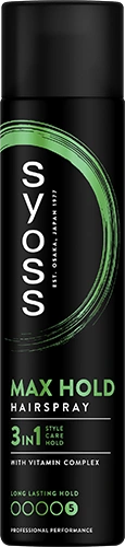 Syoss Max Hold Hårspray 400 ml | Apotek Hjärtat