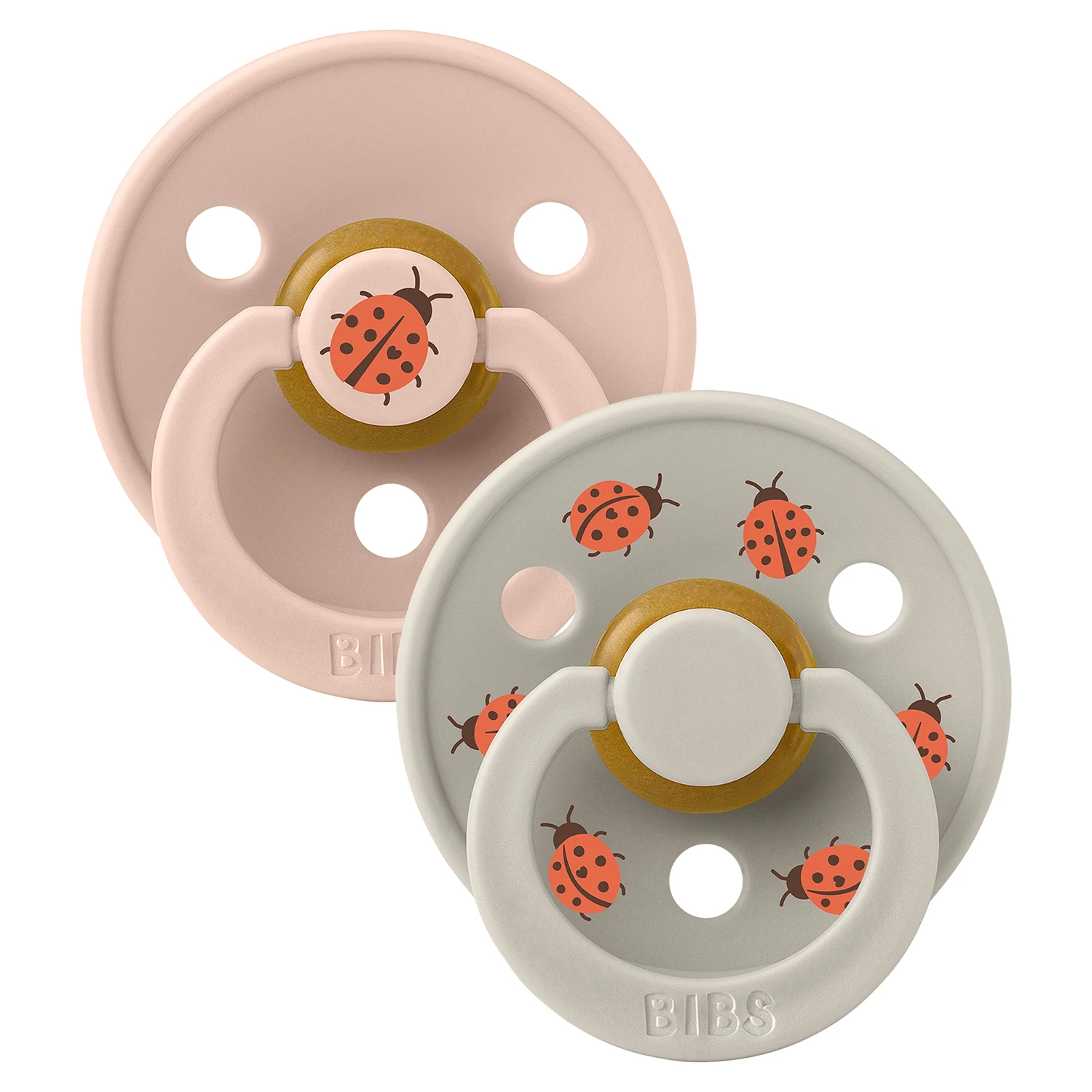 BIBS Napp Studio Colour Ladybug Latex Blush Mix 2-pack Size 1 | Apotek ...
