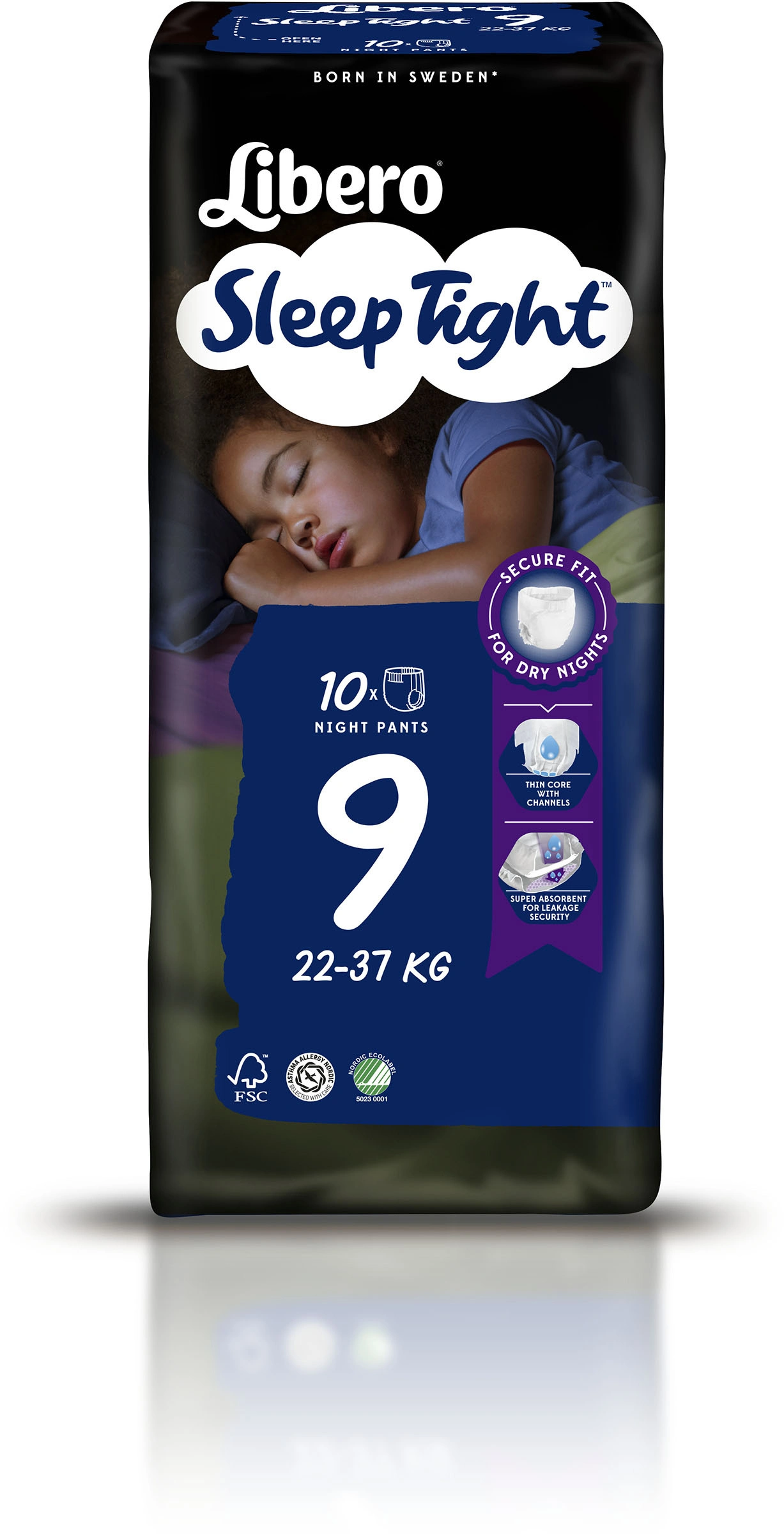 Libero Sleeptight 9 Byxblöja 10 st | Apotek Hjärtat