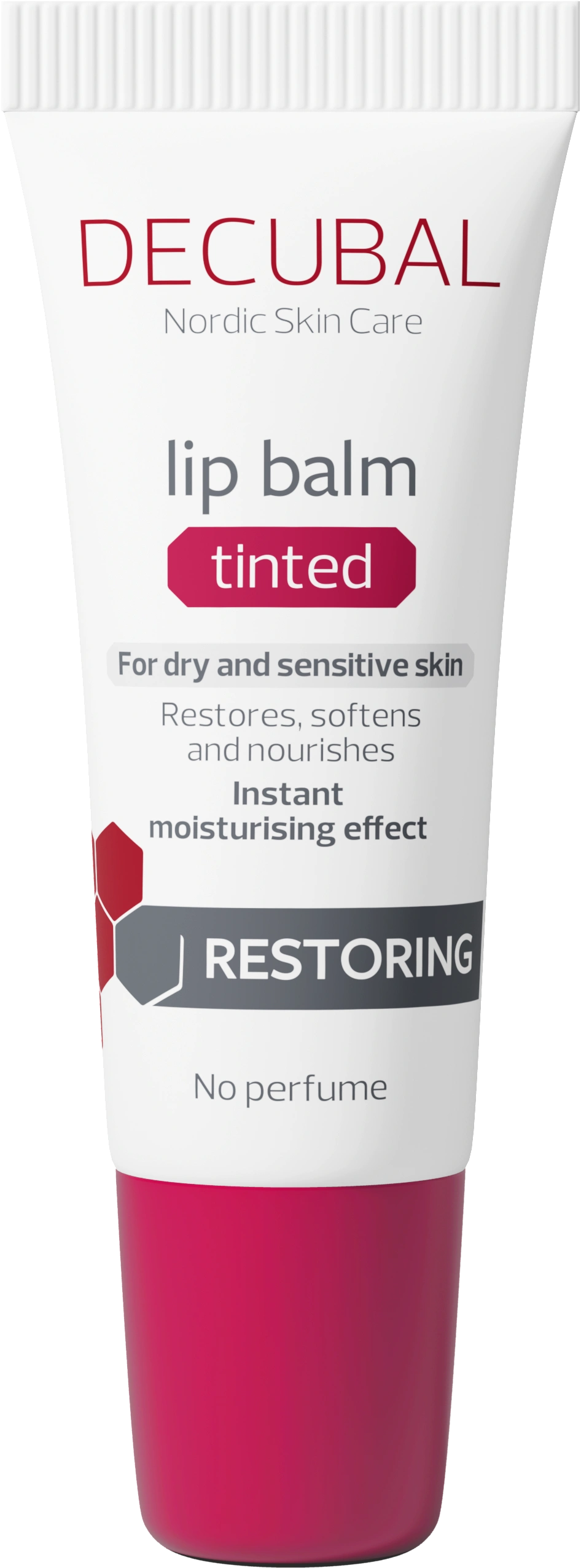 Decubal Restoring Lip Balm Tinted 10 ml | Apotek Hjärtat