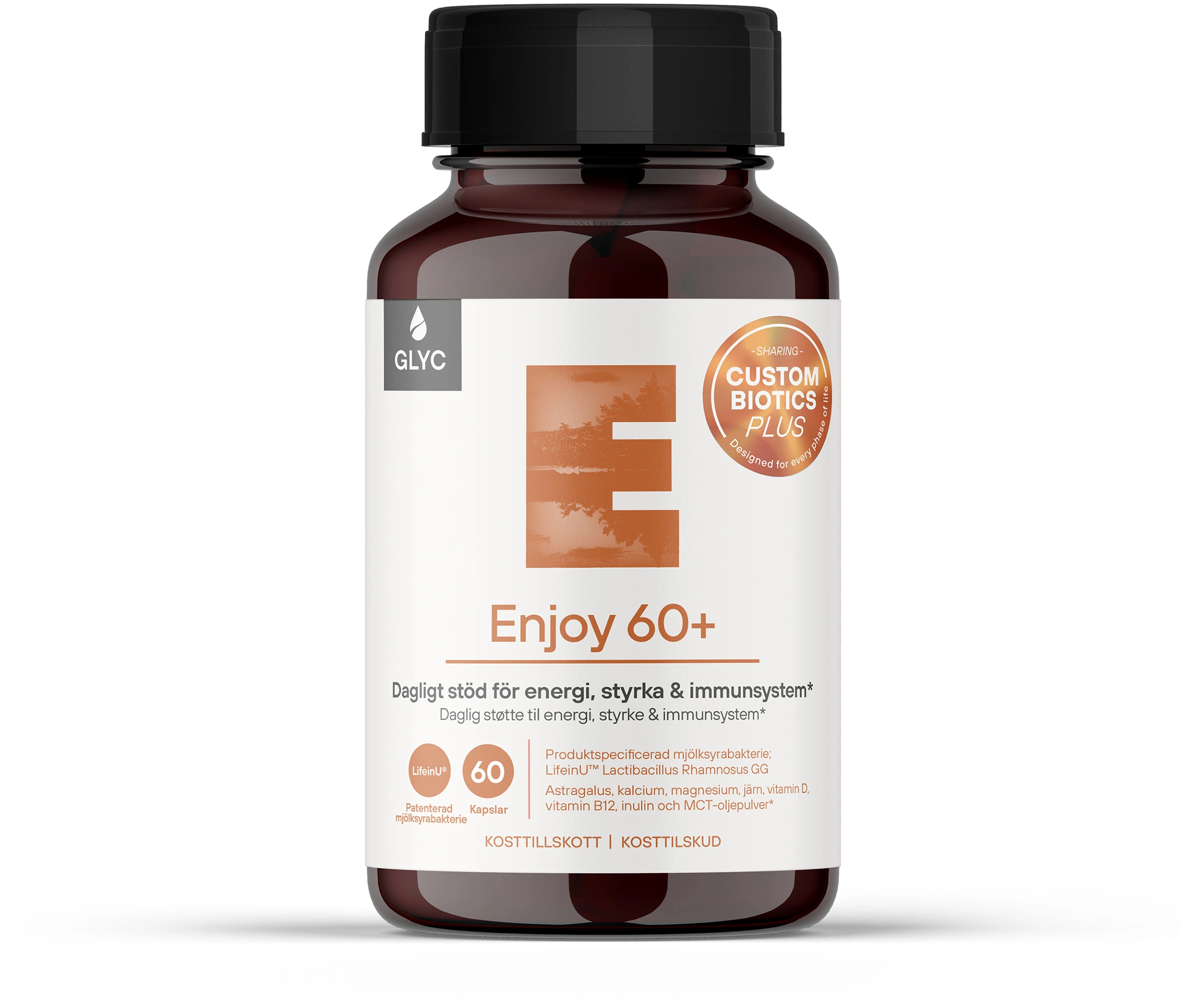 GLYC Enjoy 60+ 60 kapslar | Apotek Hjärtat