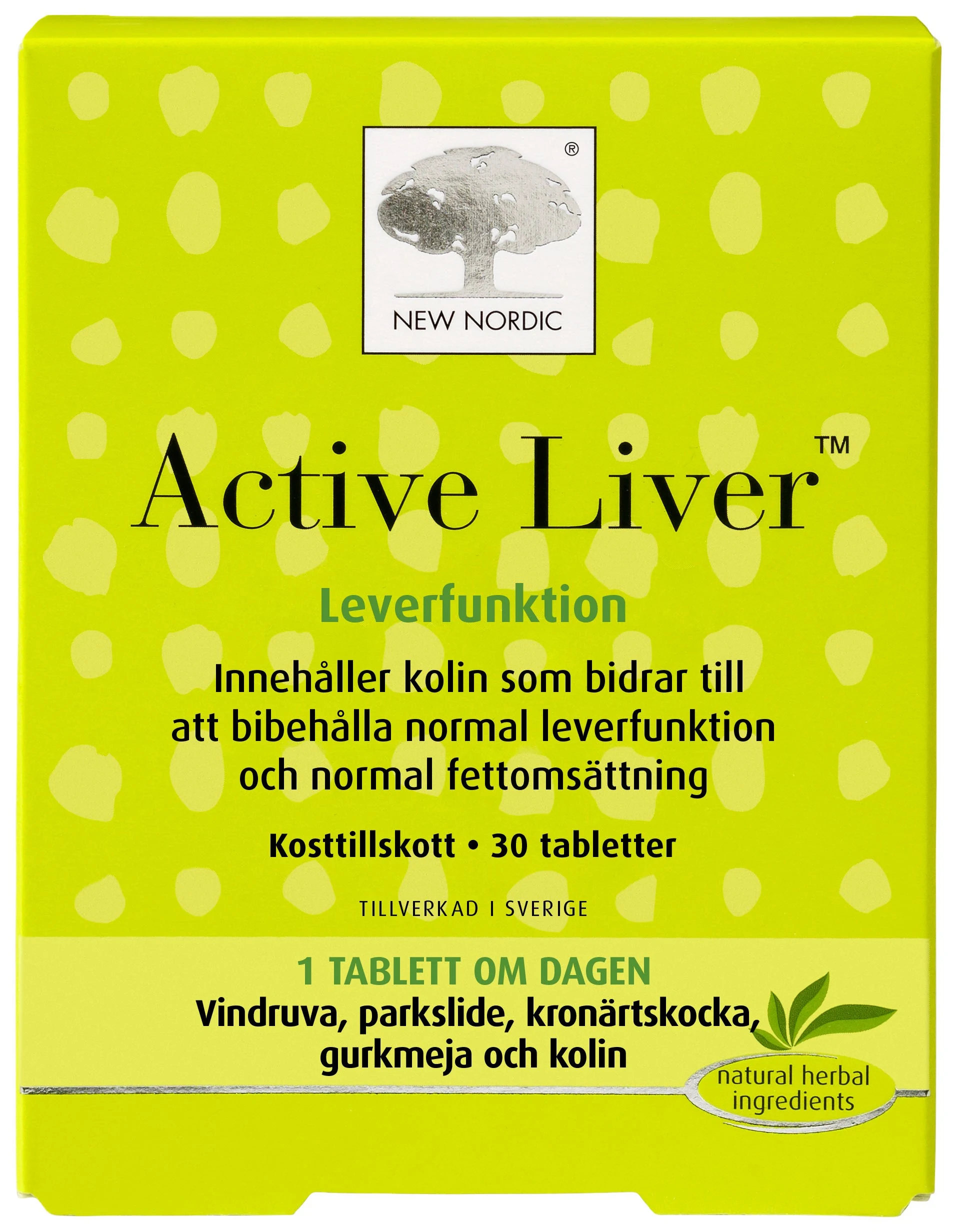 New Nordic Active Liver 30 st | Apotek Hjärtat