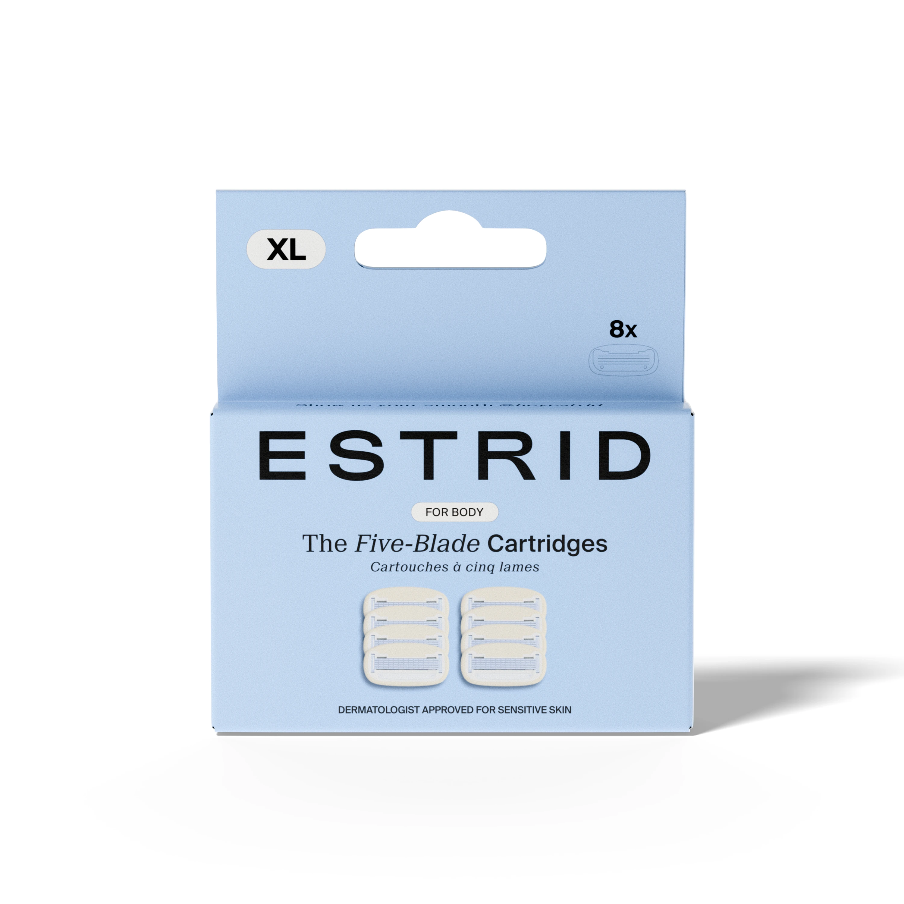 Estrid Body Razor Blades Refill 8 st | Apotek Hjärtat
