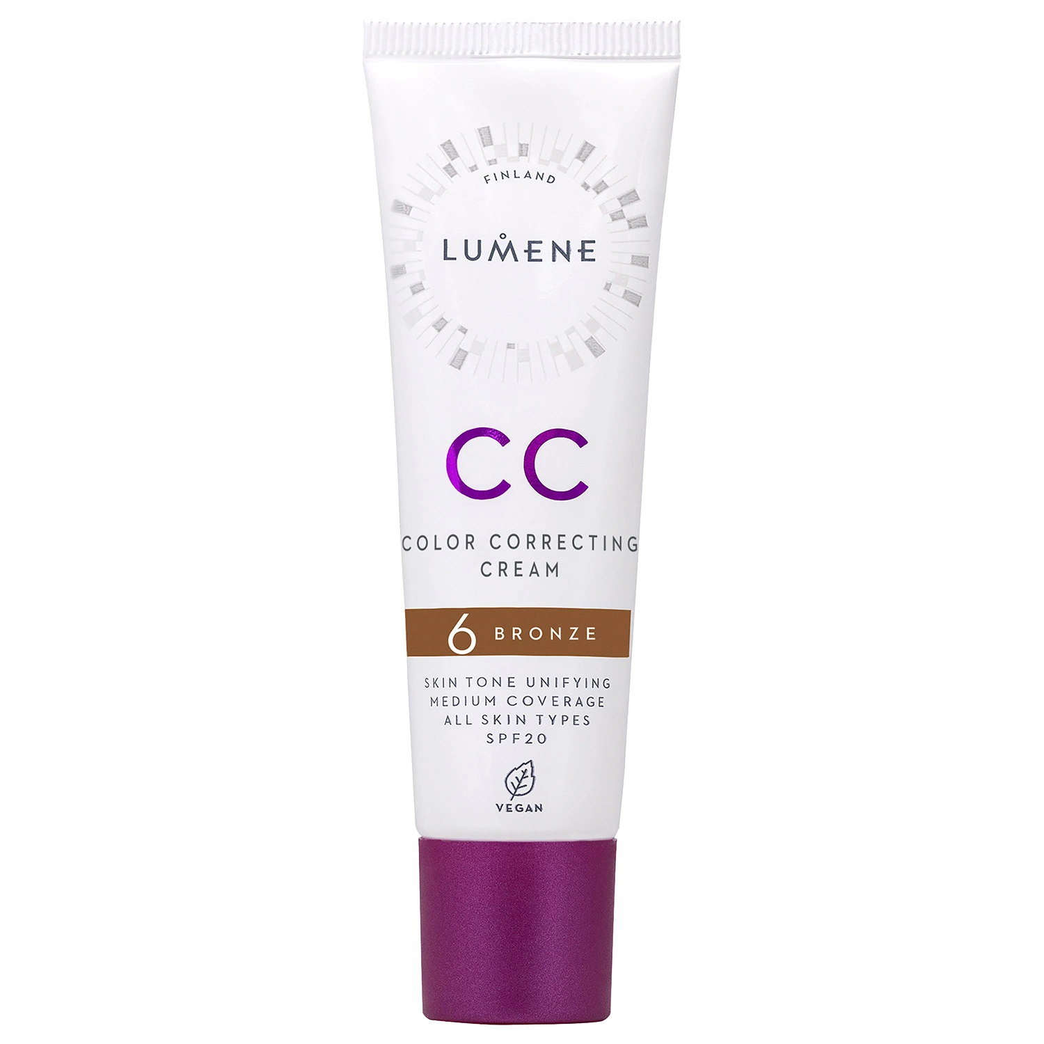 Lumene CC Cream SPF 20, 30 ml 6.0 Bronze | Apotek Hjärtat