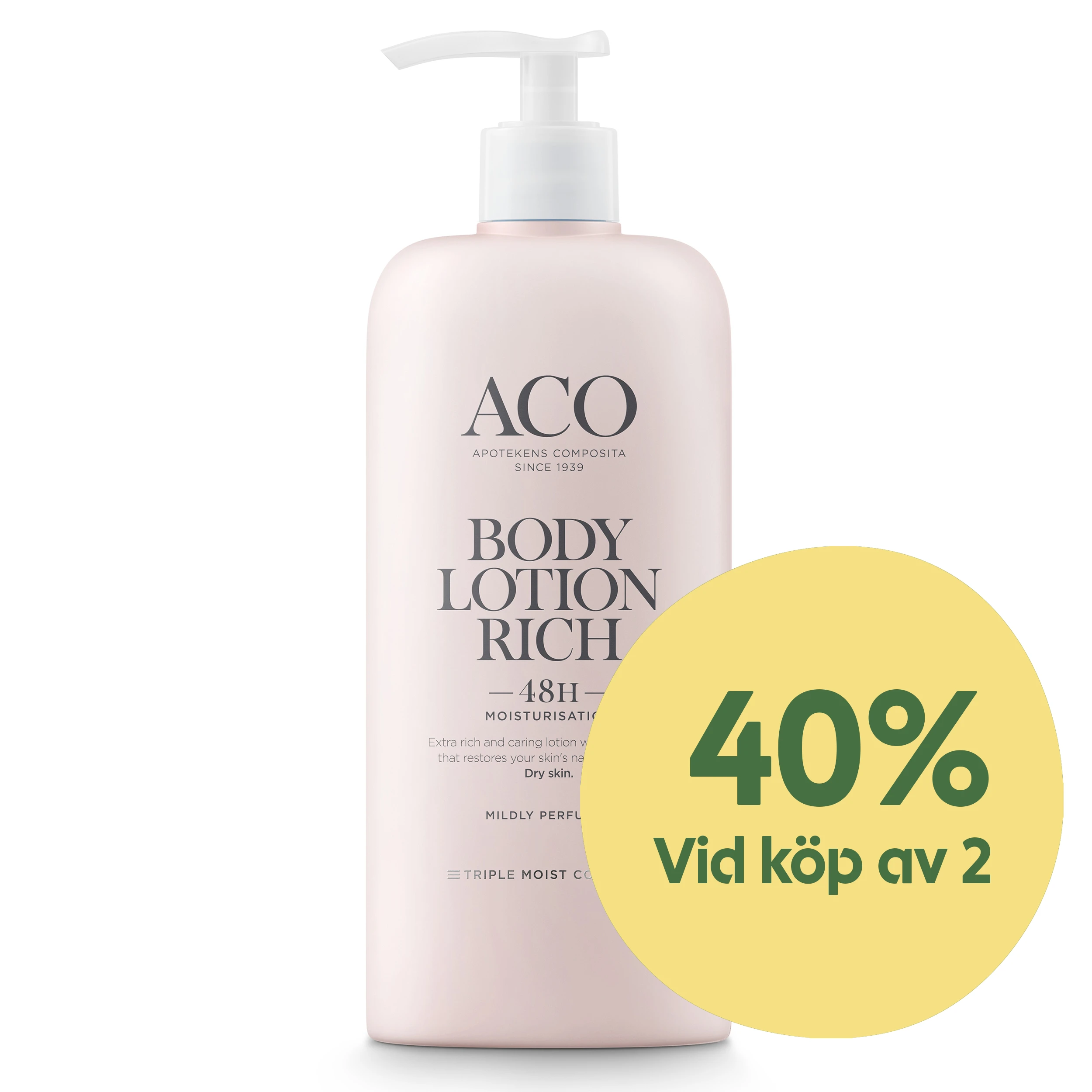 ACO Body Lotion Rich parfymerad 400 ml | Apotek Hjärtat