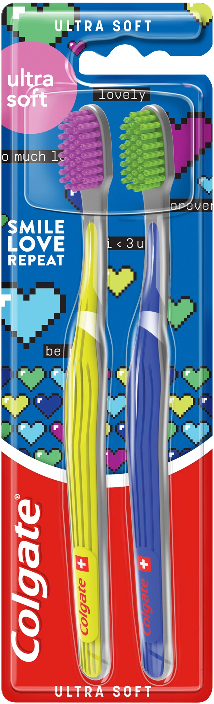 Colgate Ultra Soft Tandborste 2 st | Apotek Hjärtat