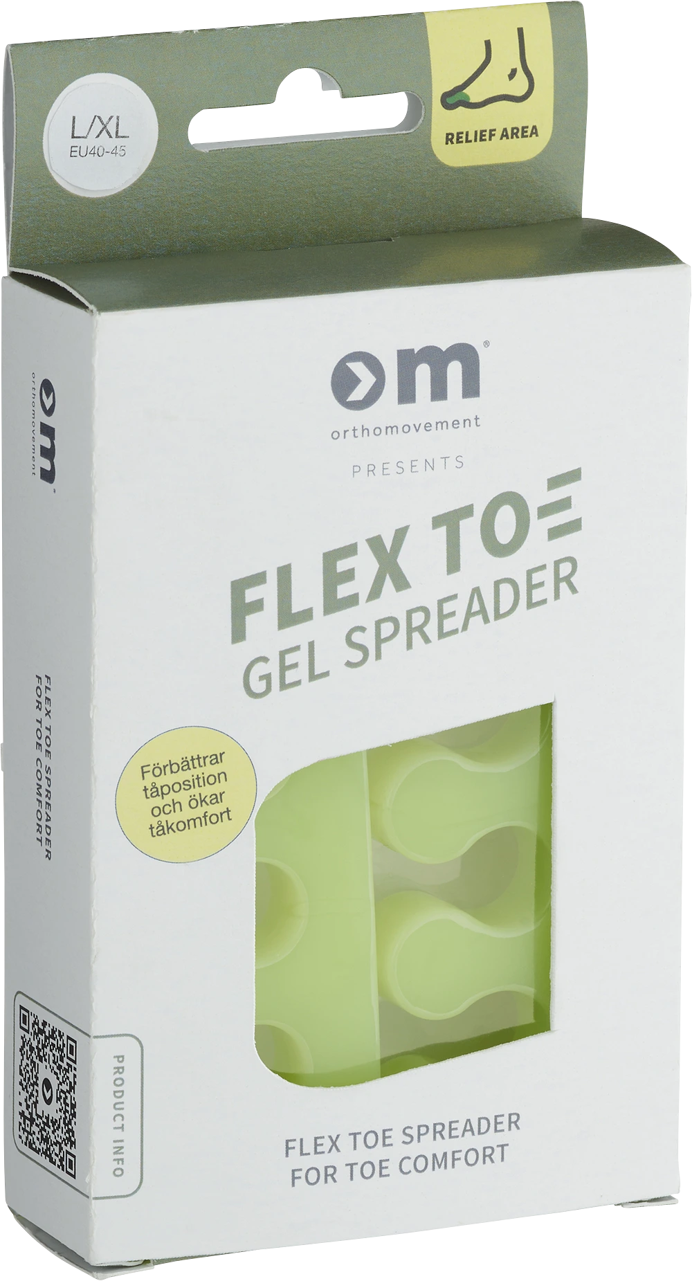 Ortho Movement Flex Toe Gel Spreader 41-46 | Apotek Hjärtat