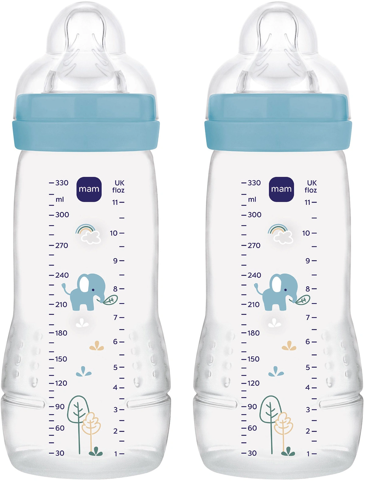 MAM Easy Active Blue 330 ml 2-pack | Apotek Hjärtat