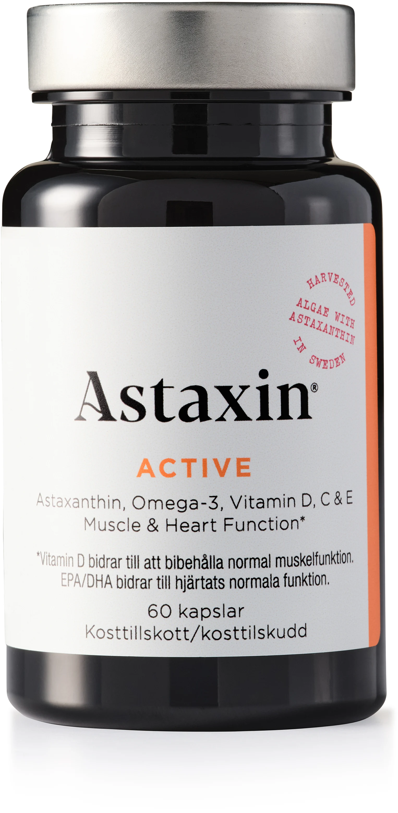 Astaxin Active 60 kapslar | Apotek Hjärtat