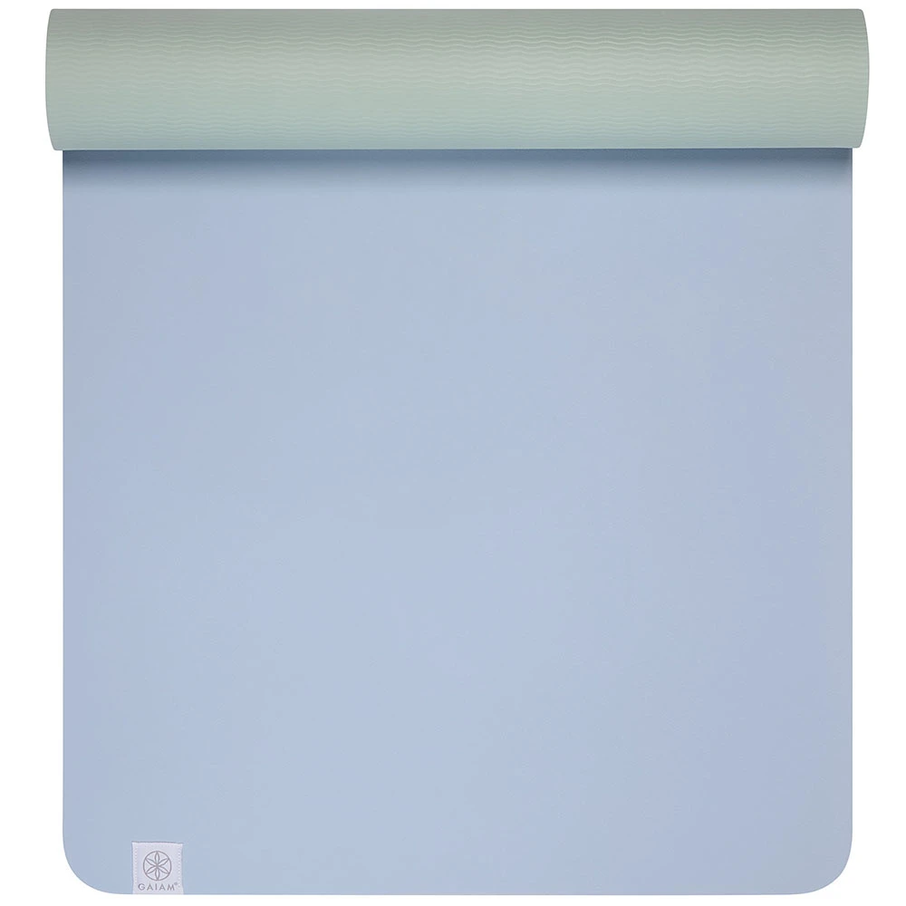 Gaiam TPE Chambray Sea Salt Yoga Mat 6 mm | Apotek Hjärtat
